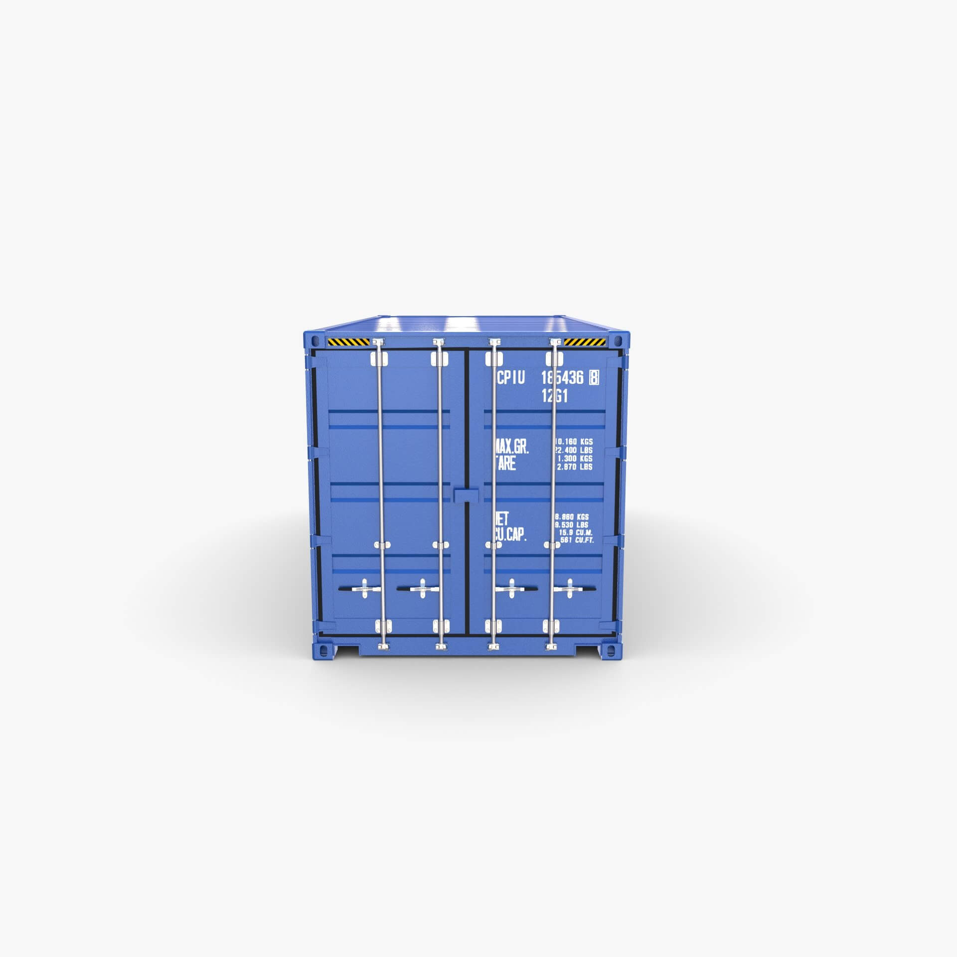 20ft Shipping Container APL - 3D Model by dragosburian