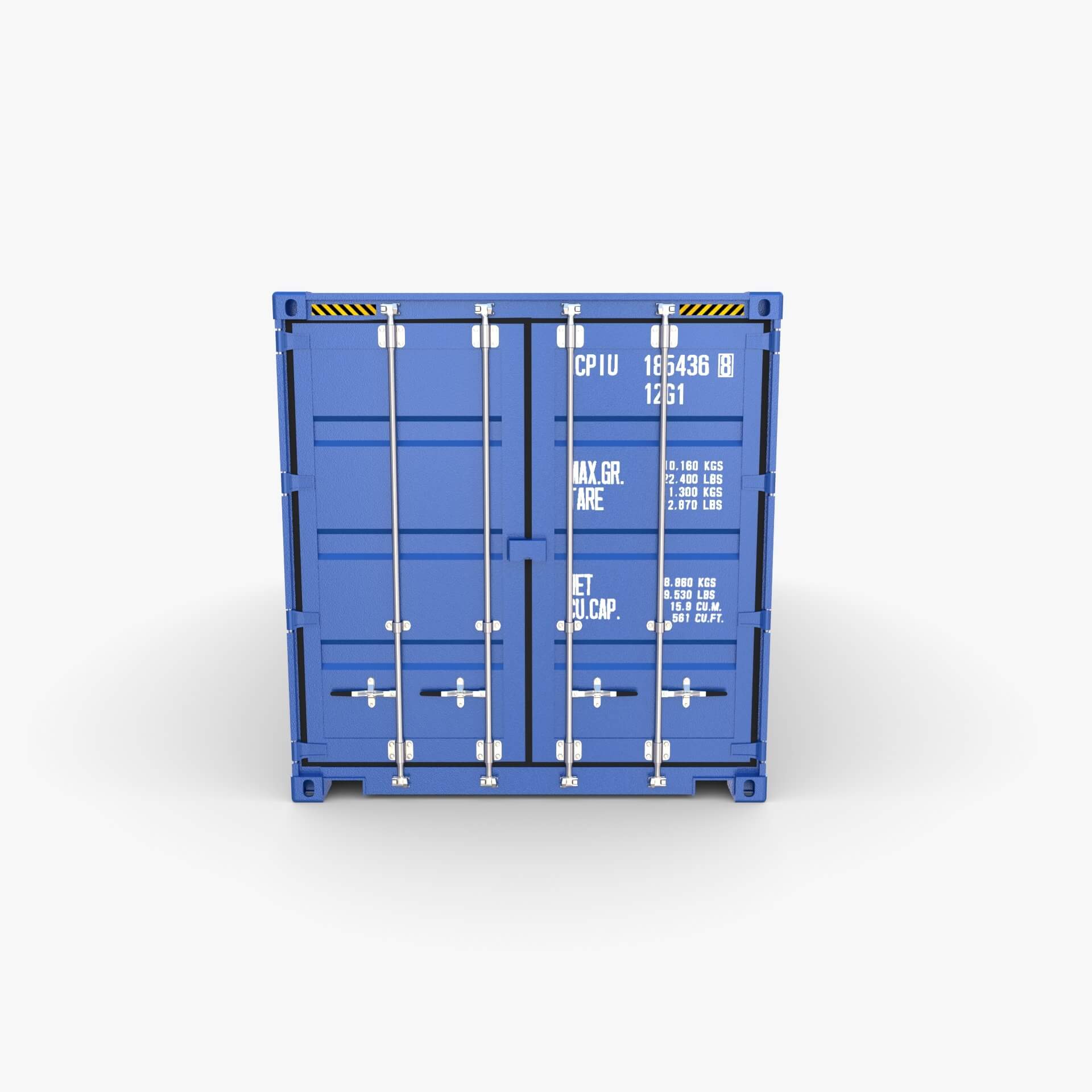 20ft Shipping Container APL - 3D Model by dragosburian