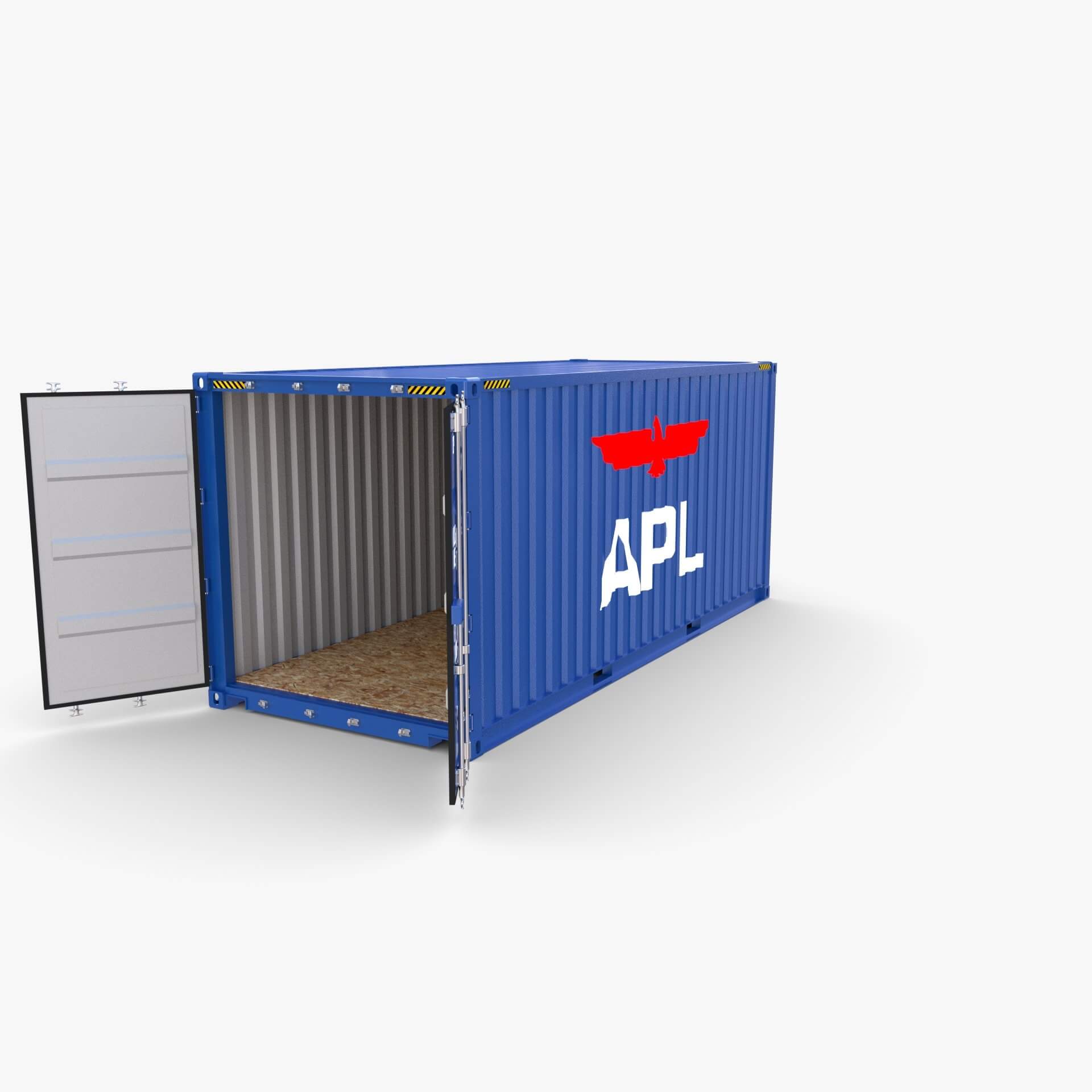 20ft Shipping Container APL - 3D Model by dragosburian