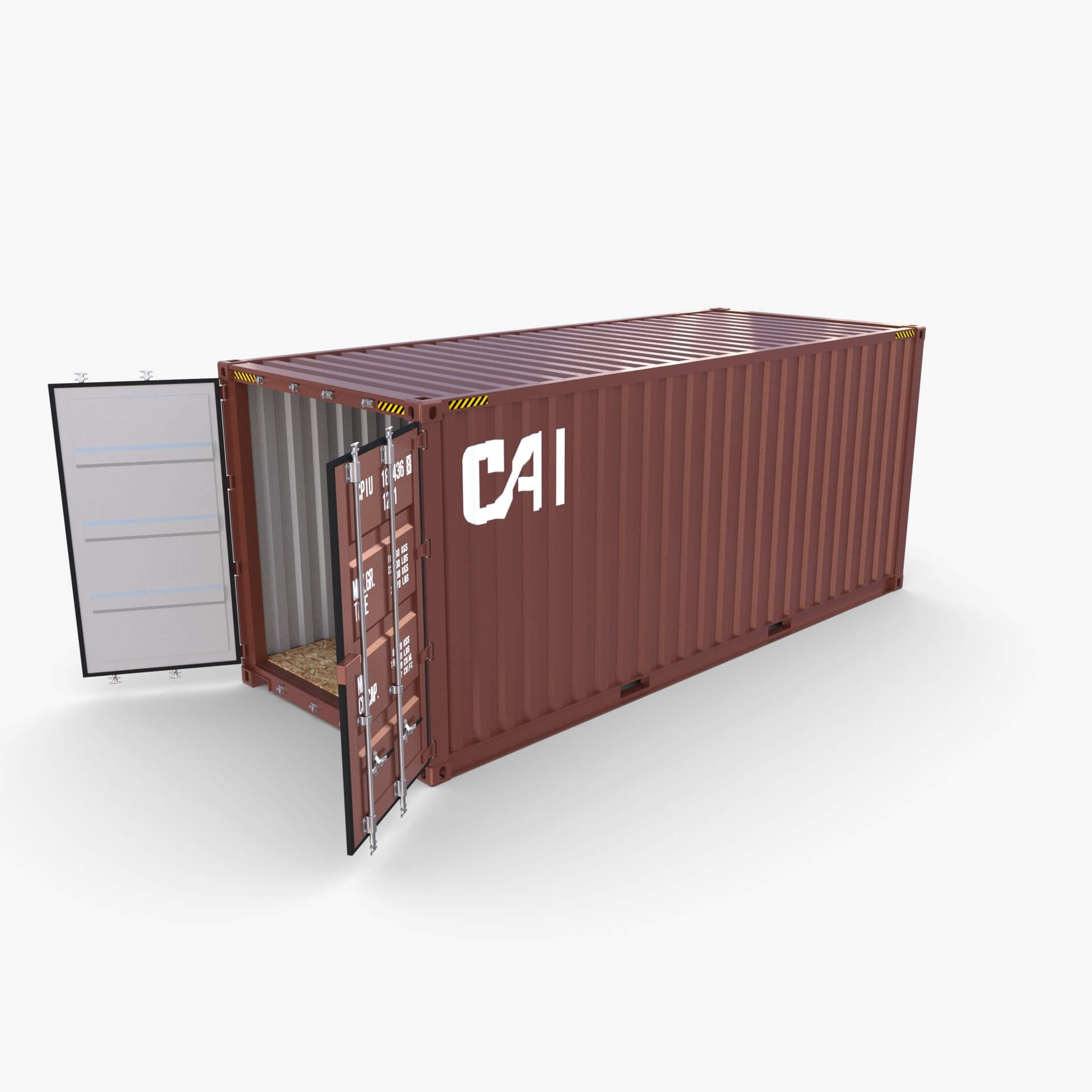 20ft Shipping Container CAI V1 - 3D Model by dragosburian