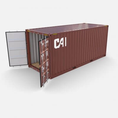 20ft Shipping Container CAI V1 - 3D Model by dragosburian