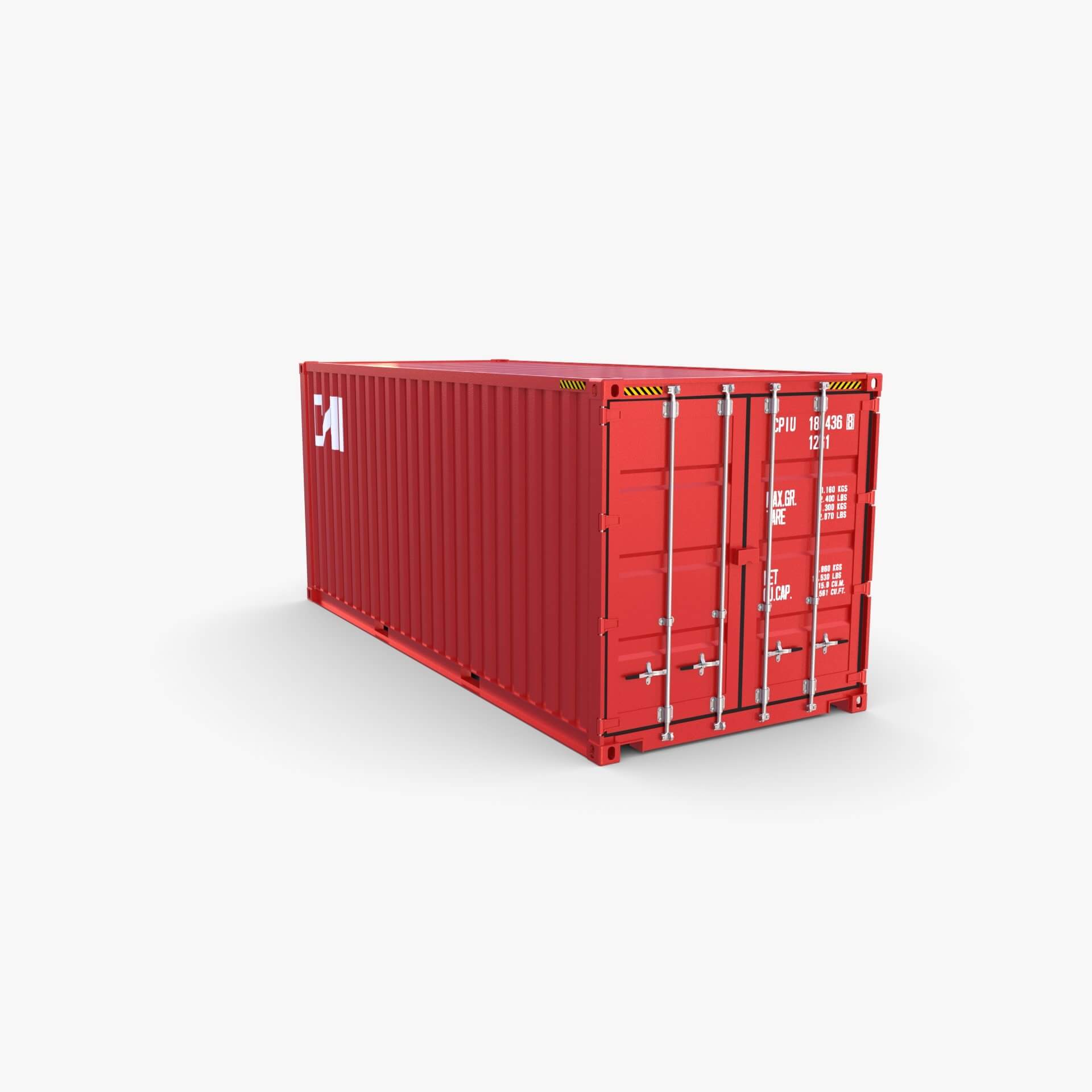 20ft Shipping Container CAI V2 - 3D Model by dragosburian
