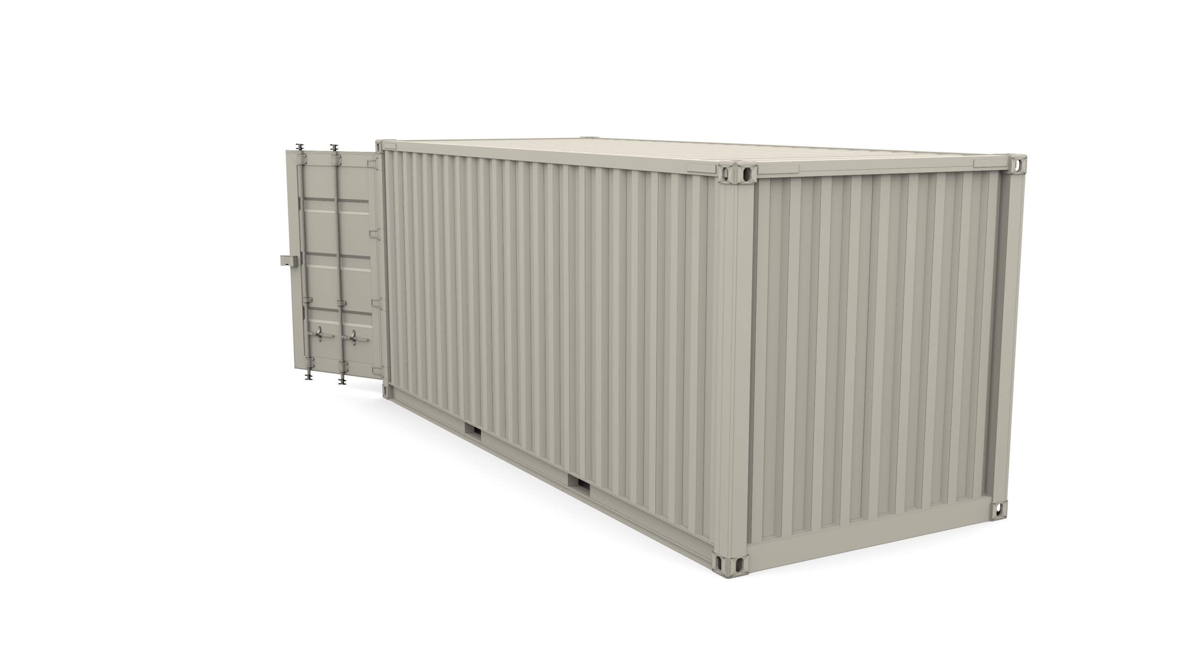 20ft Shipping Container CAI V2 - 3D Model by dragosburian