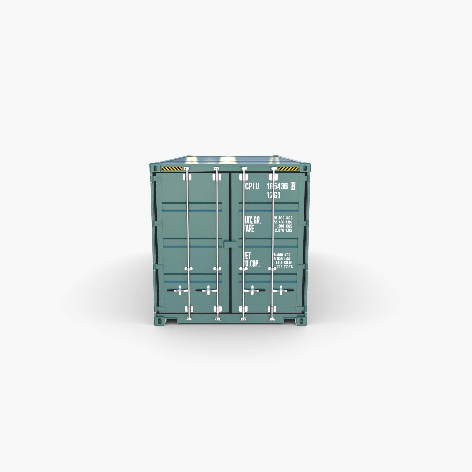 20ft Shipping Container CAI V3 - 3D Model by dragosburian