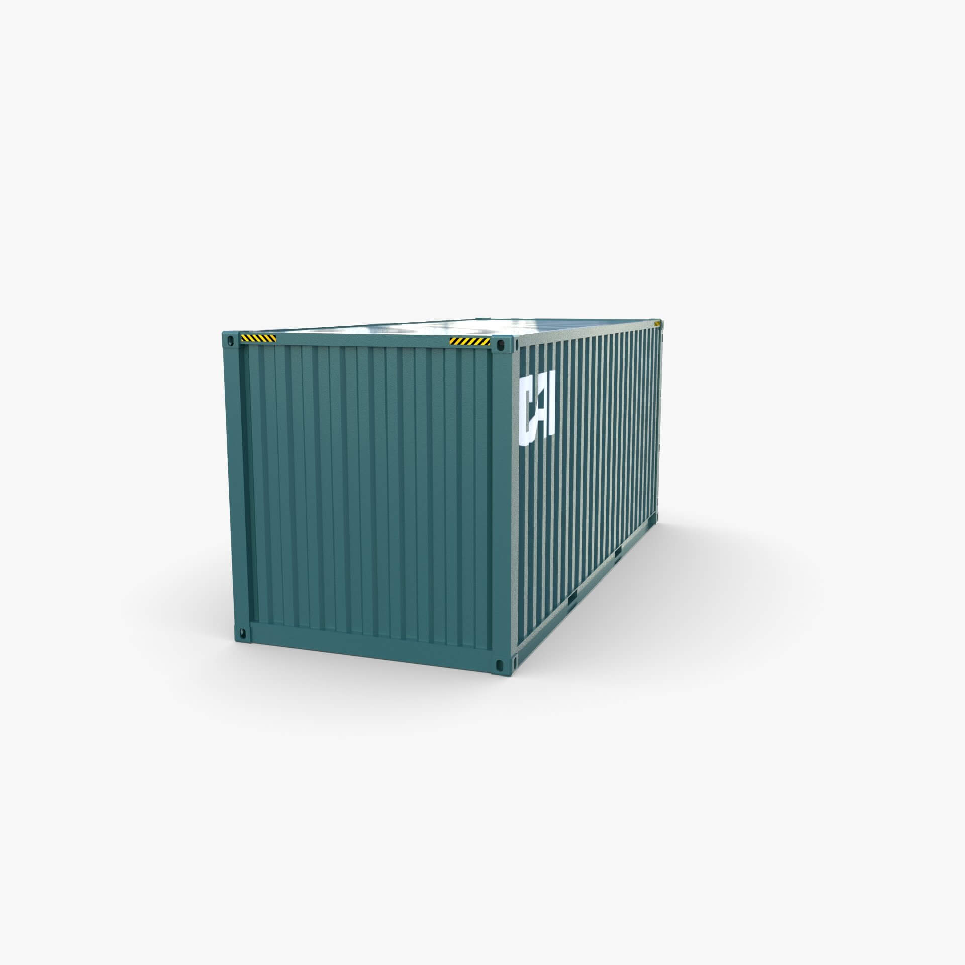 20ft Shipping Container CAI V3 - 3D Model by dragosburian