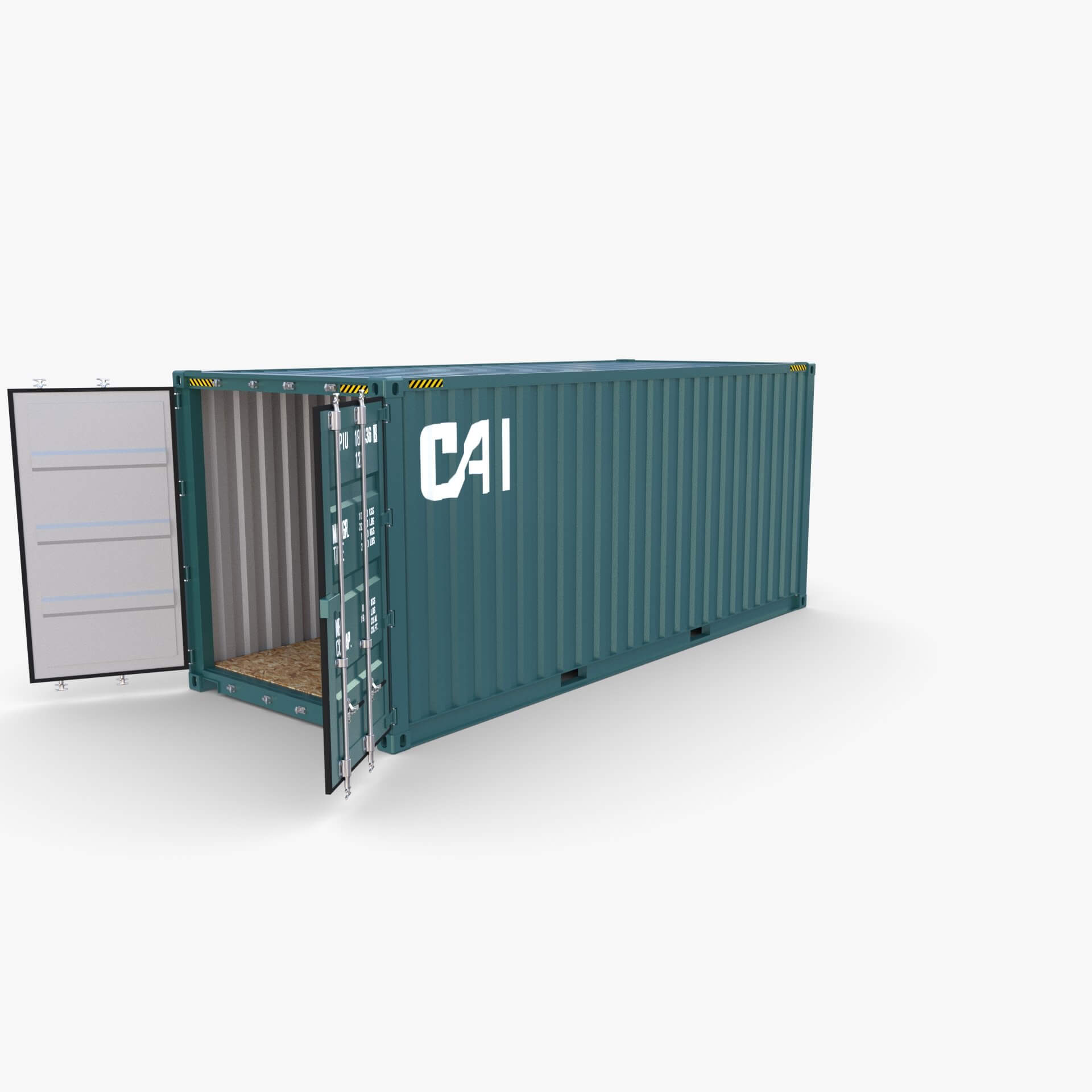20ft Shipping Container CAI V3 - 3D Model by dragosburian