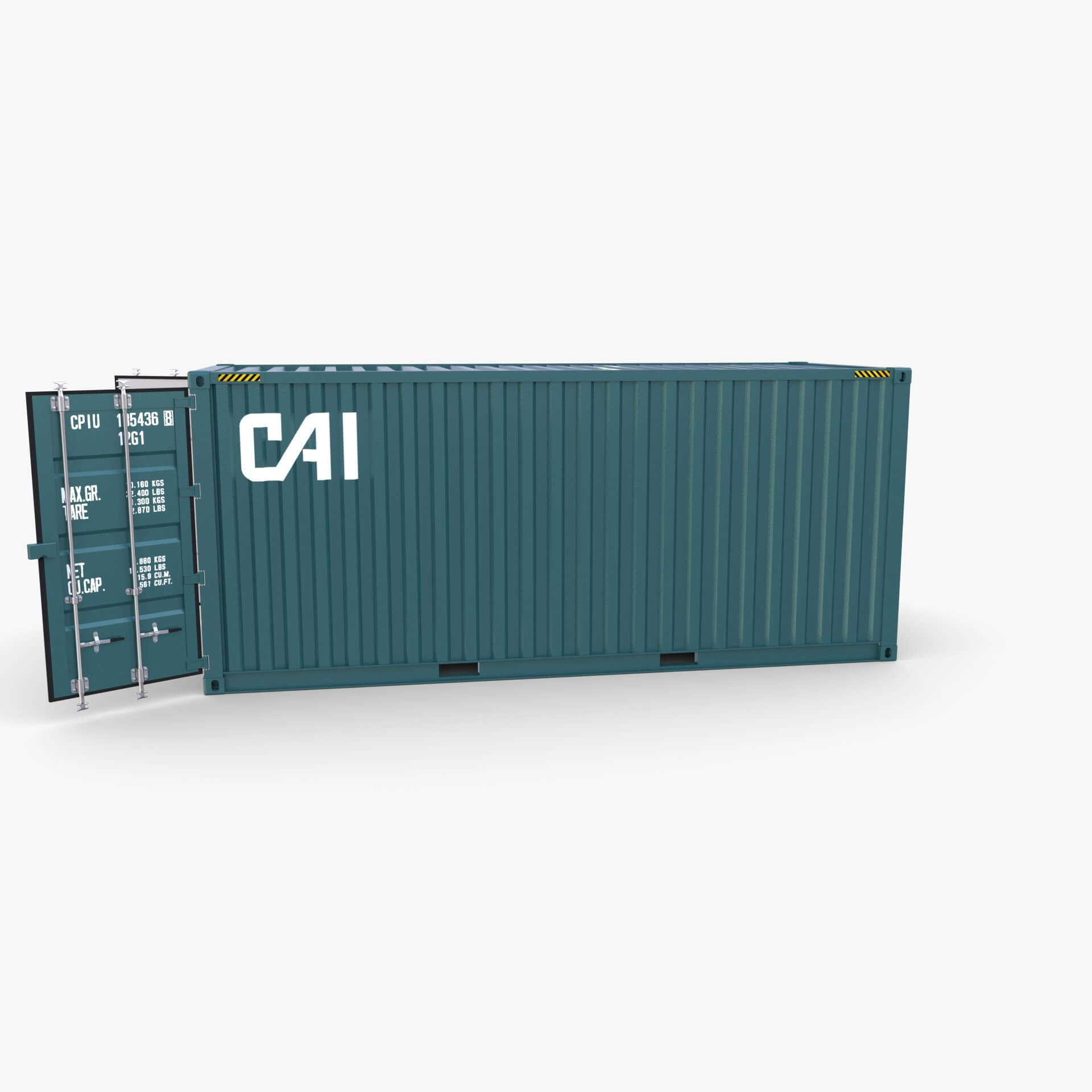 20ft Shipping Container CAI V3 - 3D Model by dragosburian