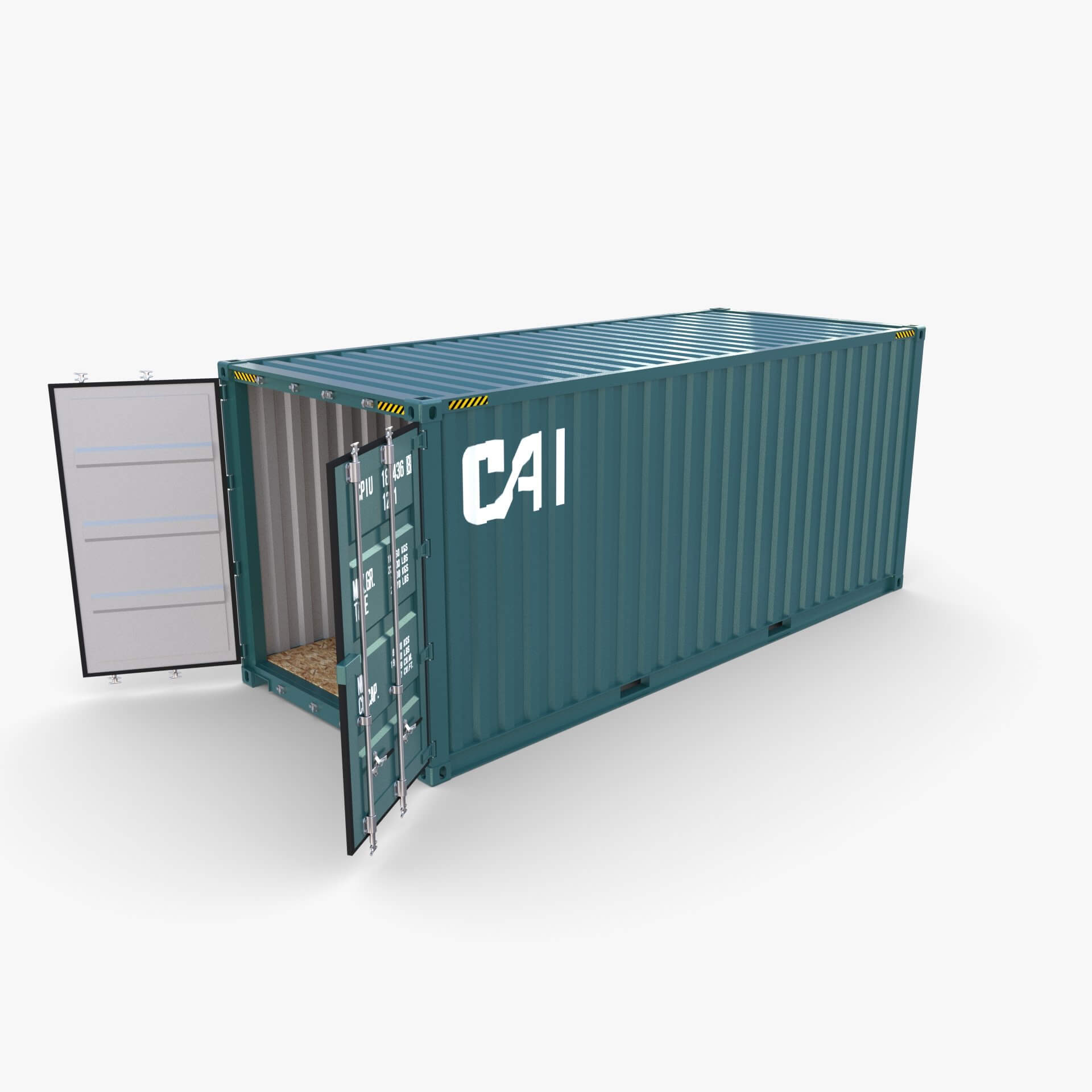 20ft Shipping Container CAI V3 - 3D Model by dragosburian