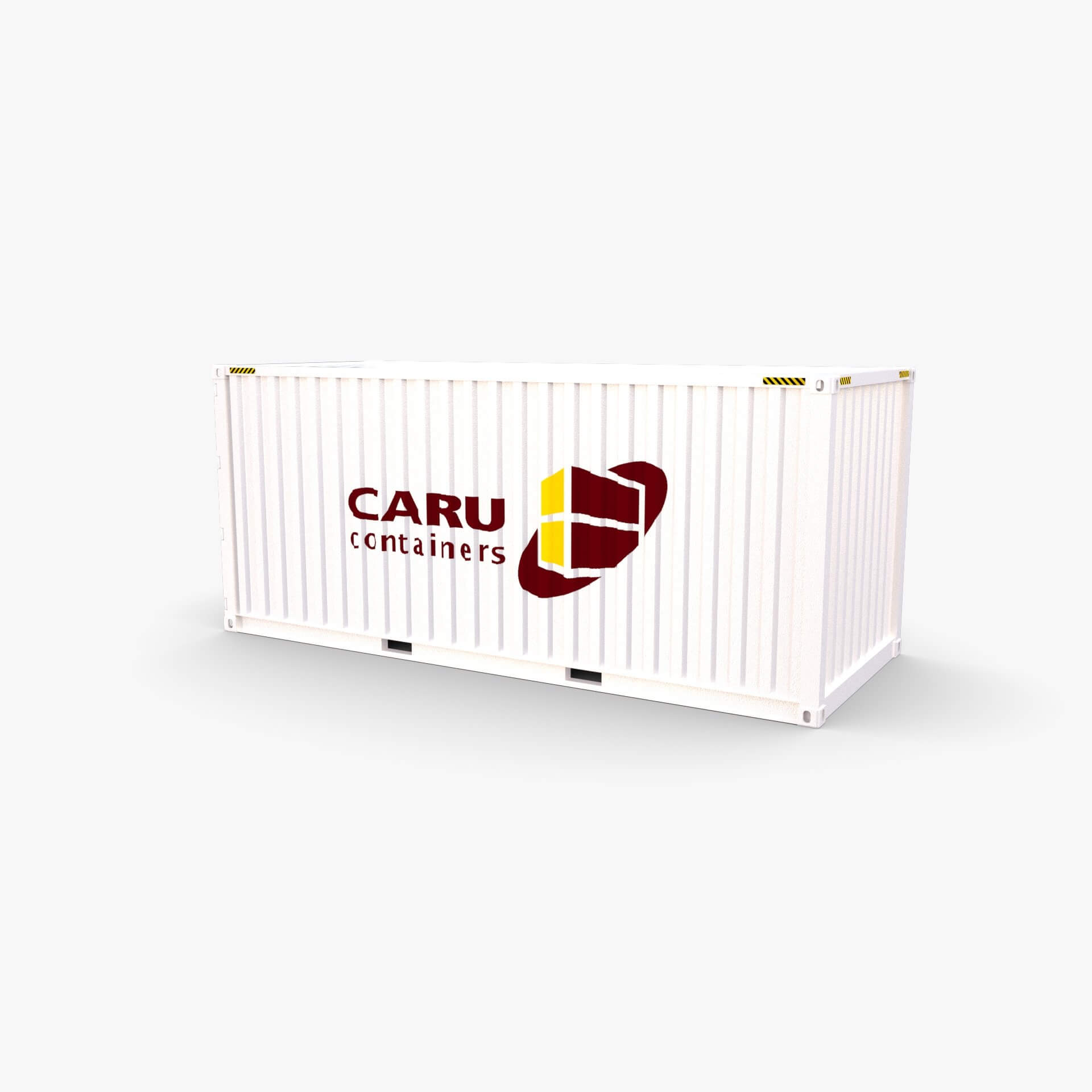 20ft Shipping Container Caru V1 - 3D Model by dragosburian