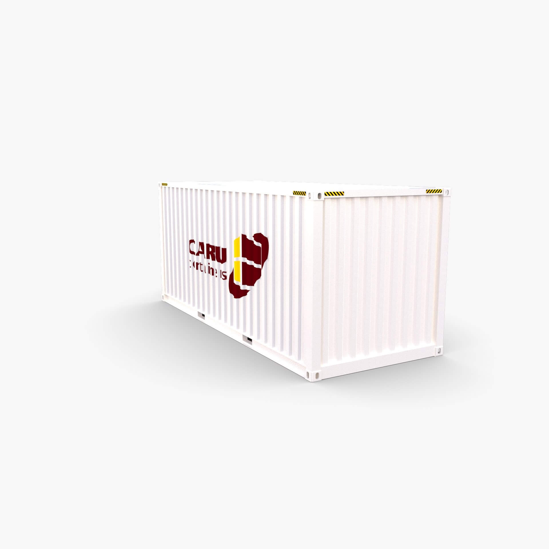 20ft Shipping Container Caru V1 - 3D Model by dragosburian