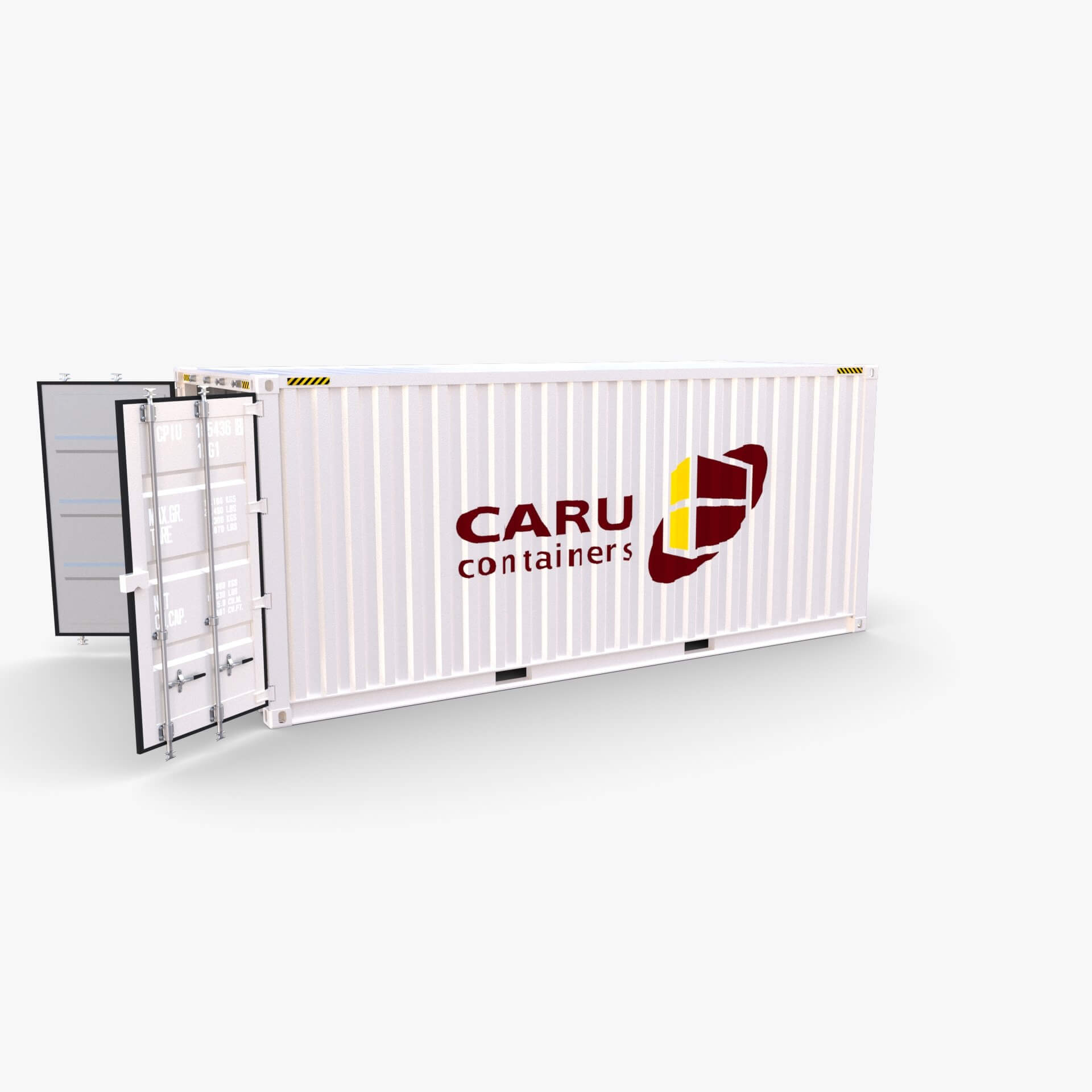 20ft Shipping Container Caru V1 - 3D Model by dragosburian