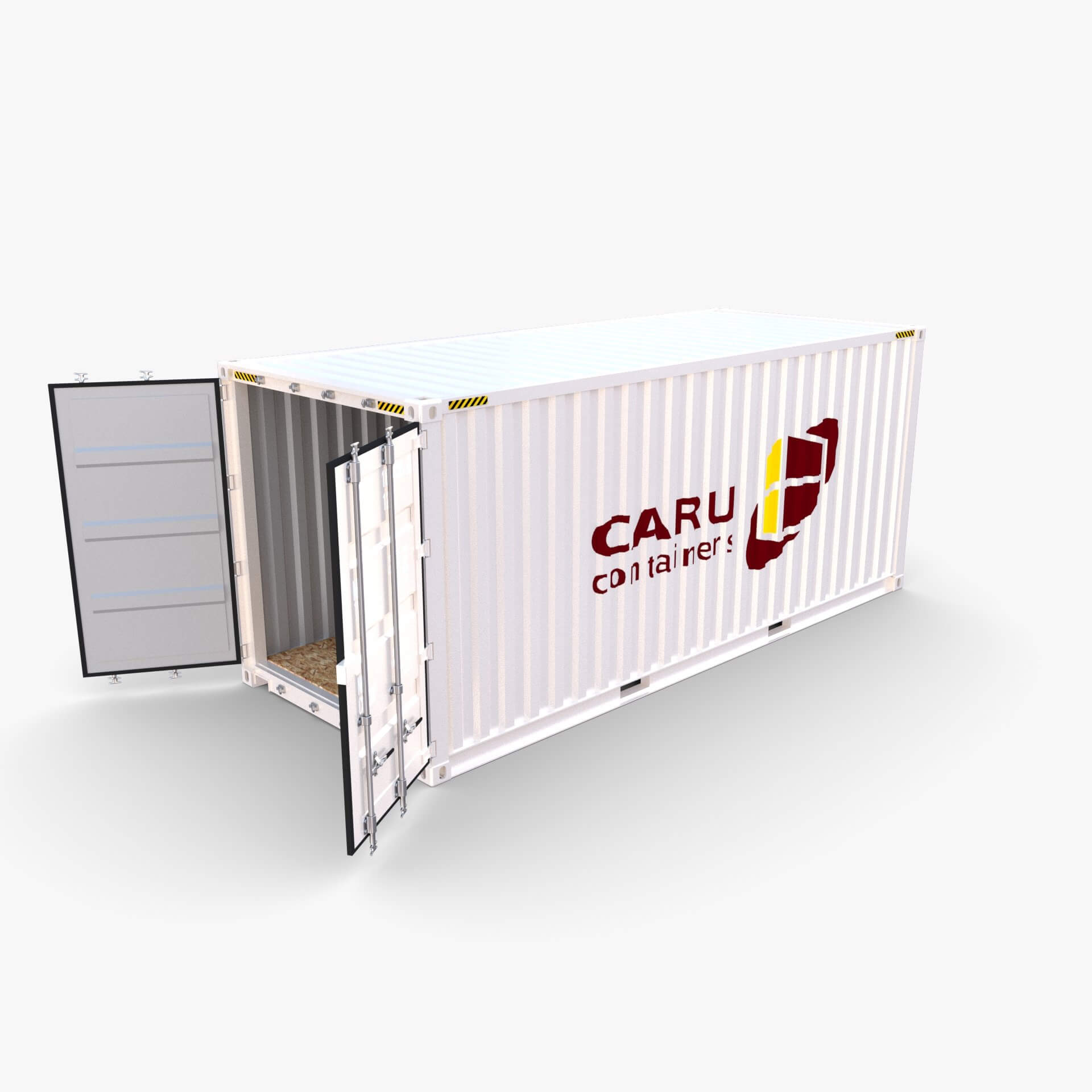 20ft Shipping Container Caru V1 - 3D Model by dragosburian