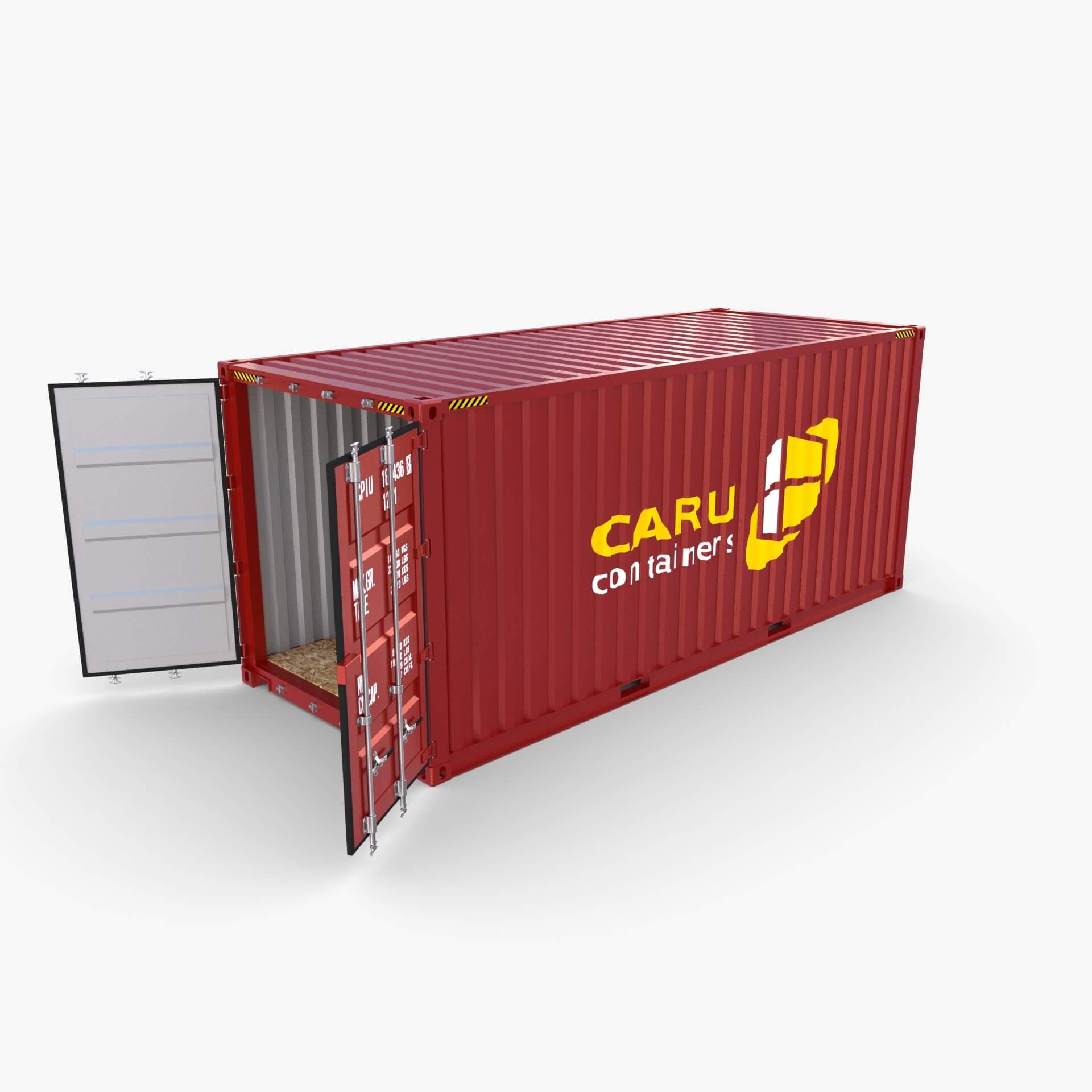 20ft Shipping Container Caru V2 - 3D Model by dragosburian