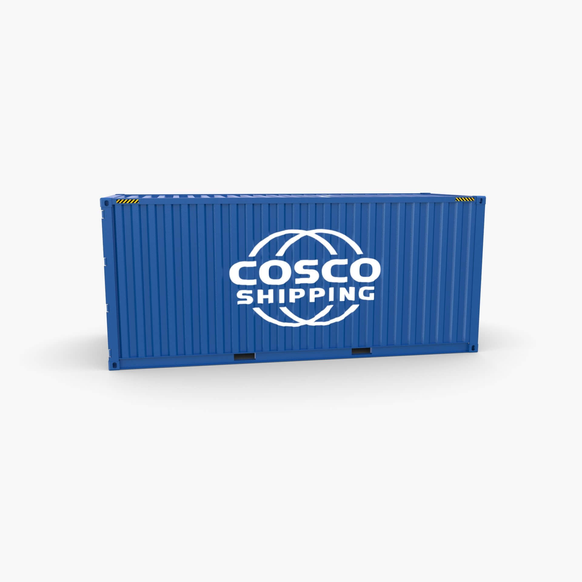 20ft Shipping Container Cosco Shipping V1 - 3D Model by dragosburian