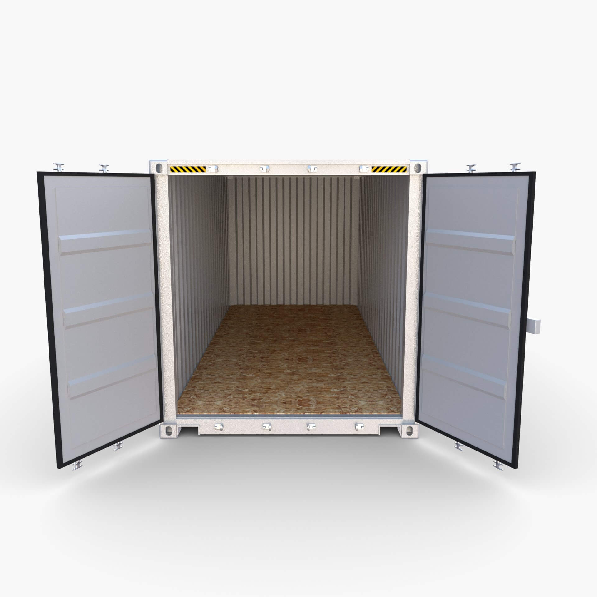 20ft Shipping Container Cosco Shipping V2 - 3D Model by dragosburian