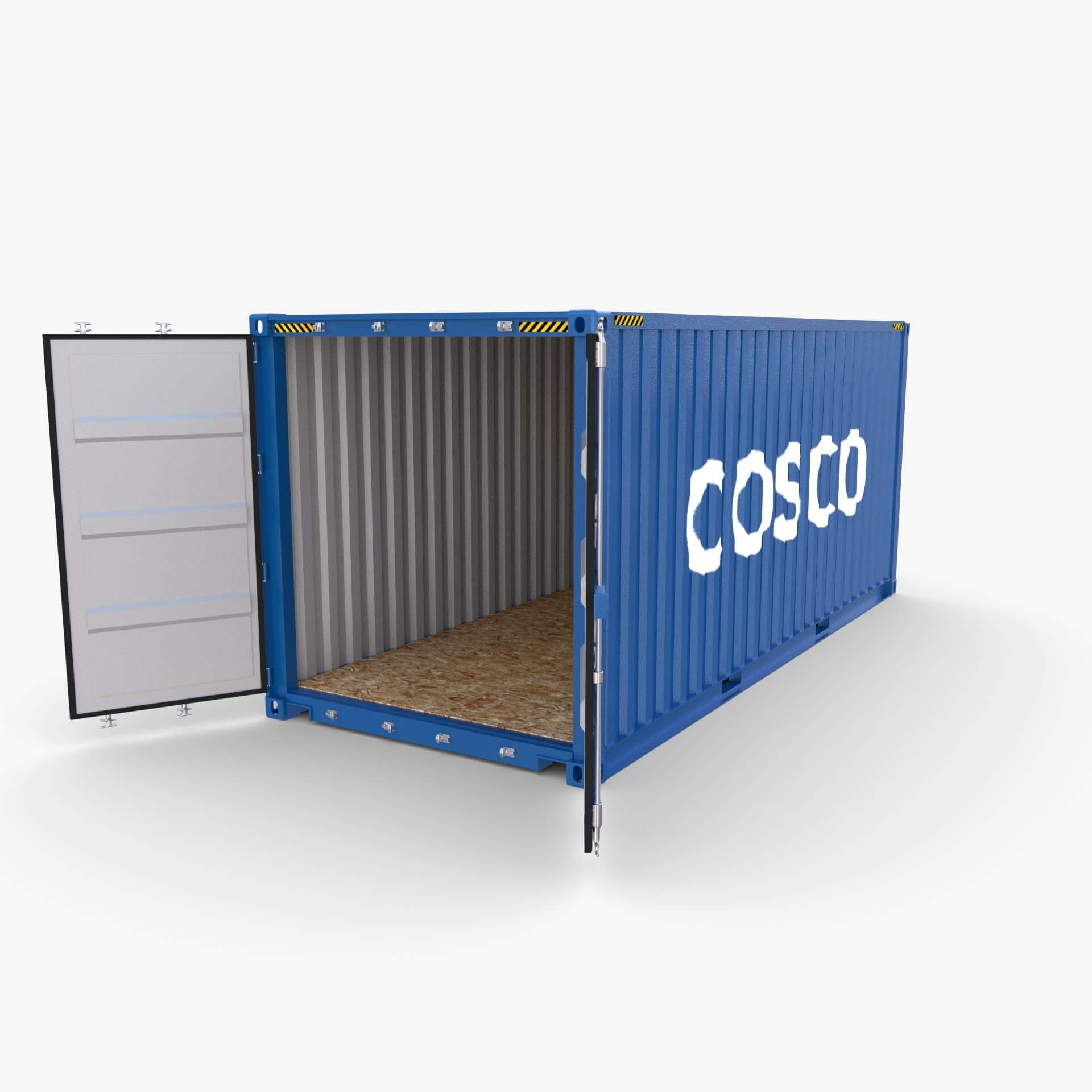 20ft Shipping Container Cosco V1 - 3D Model by dragosburian
