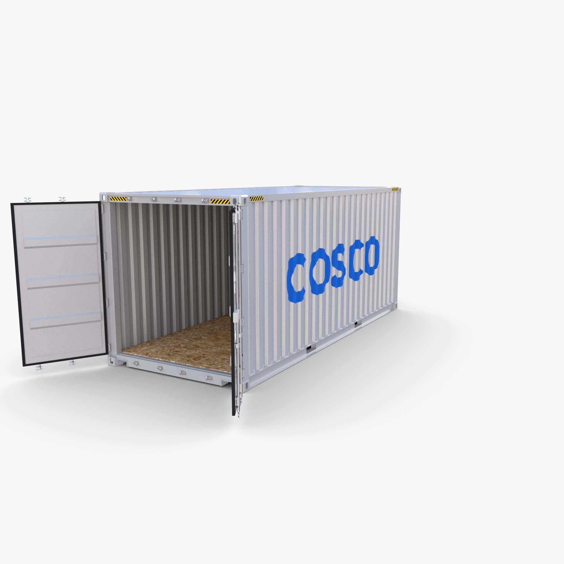 20ft Shipping Container Cosco V2 - 3D Model by dragosburian