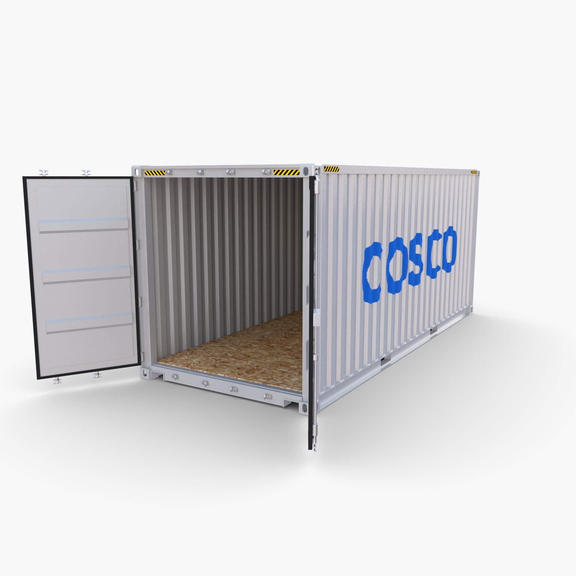 20ft Shipping Container Cosco V2 - 3D Model by dragosburian