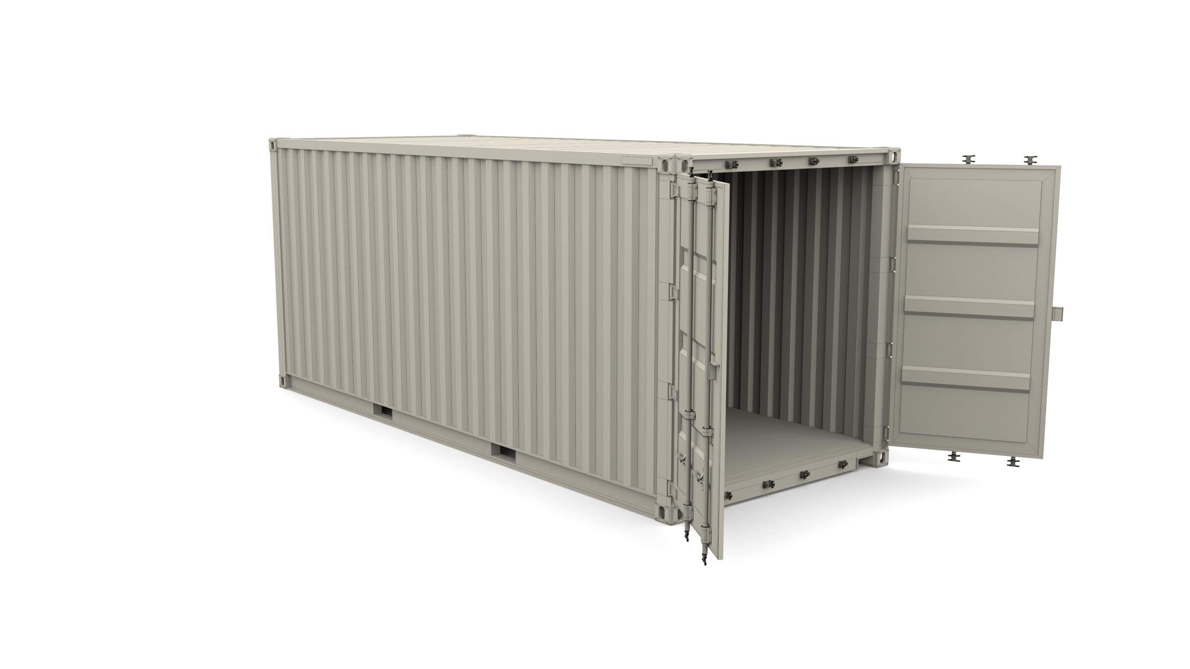 20ft Shipping Container Cosco V2 - 3D Model by dragosburian