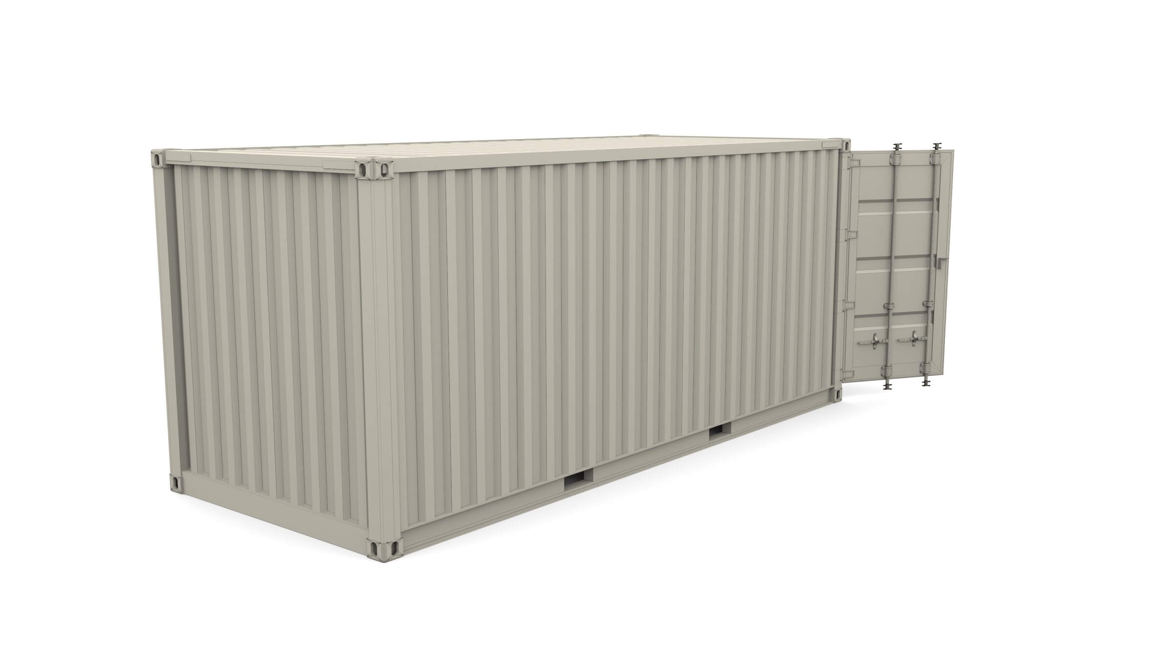 20ft Shipping Container CSAV V1 - 3D Model by dragosburian