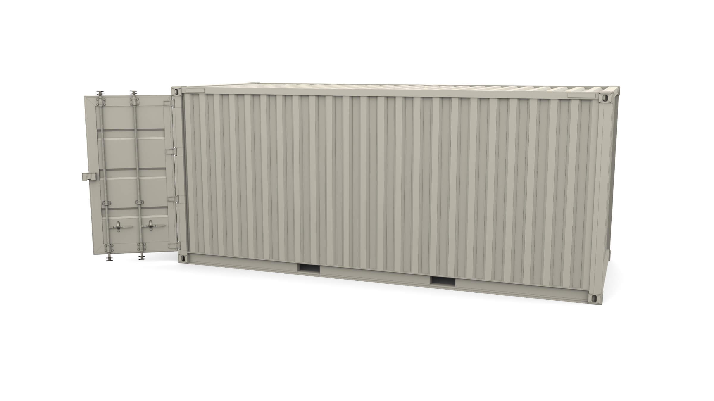 20ft Shipping Container CSAV V2 - 3D Model by dragosburian