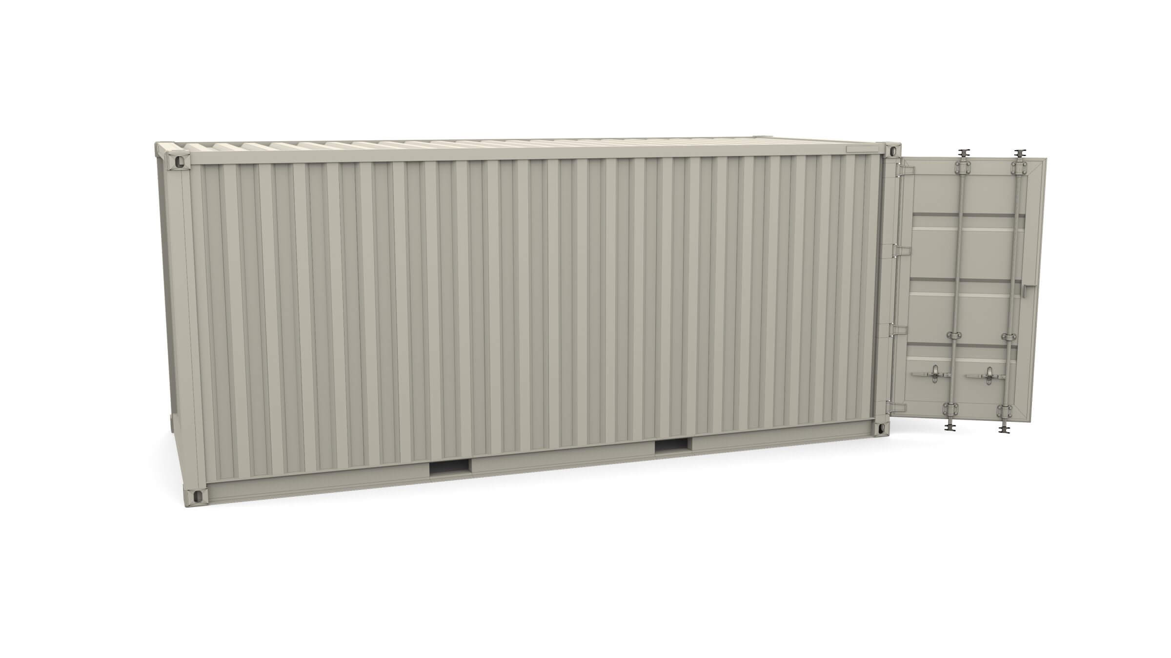 20ft Shipping Container DB Schenker - 3D Model by dragosburian