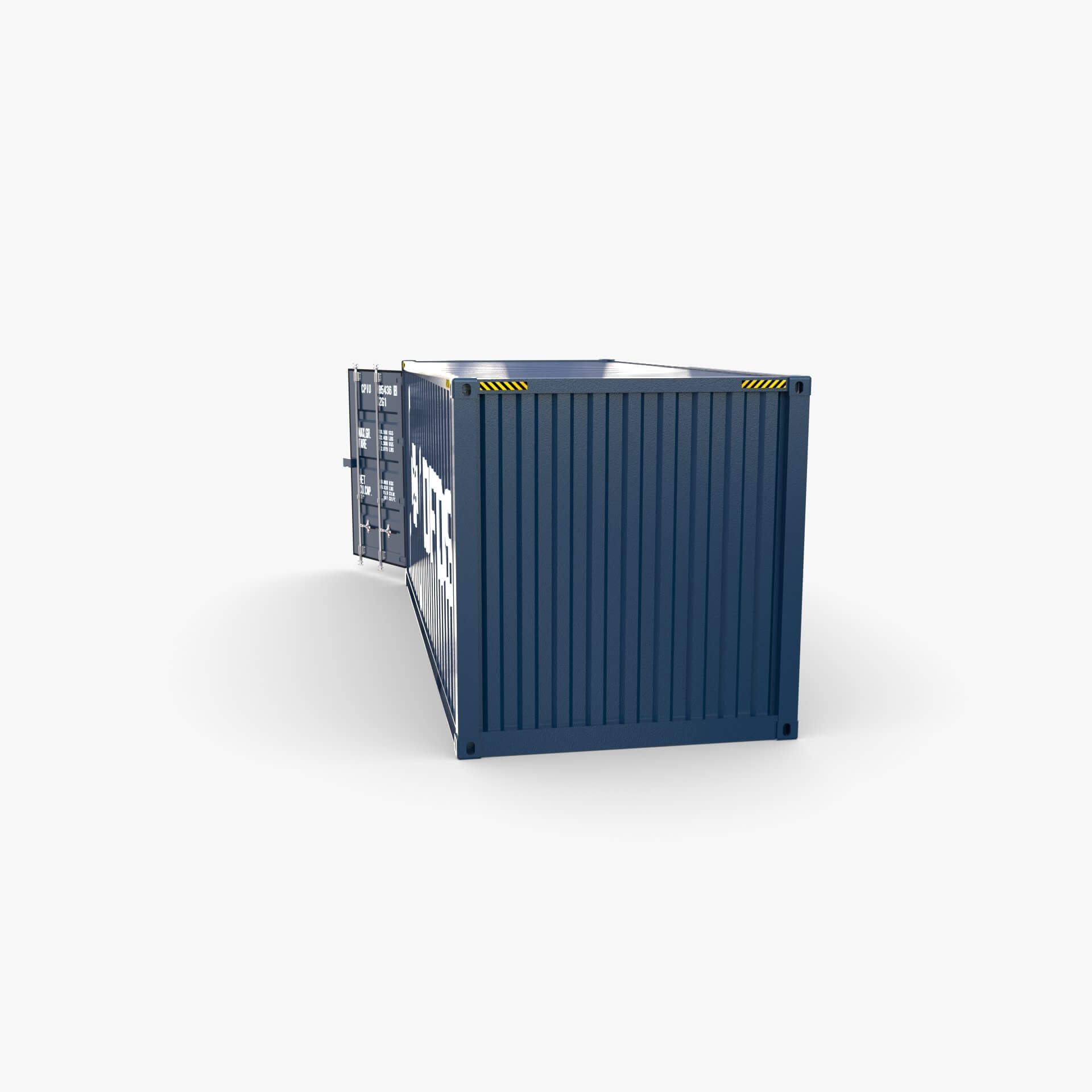 20ft Shipping Container DFDS - 3D Model by dragosburian