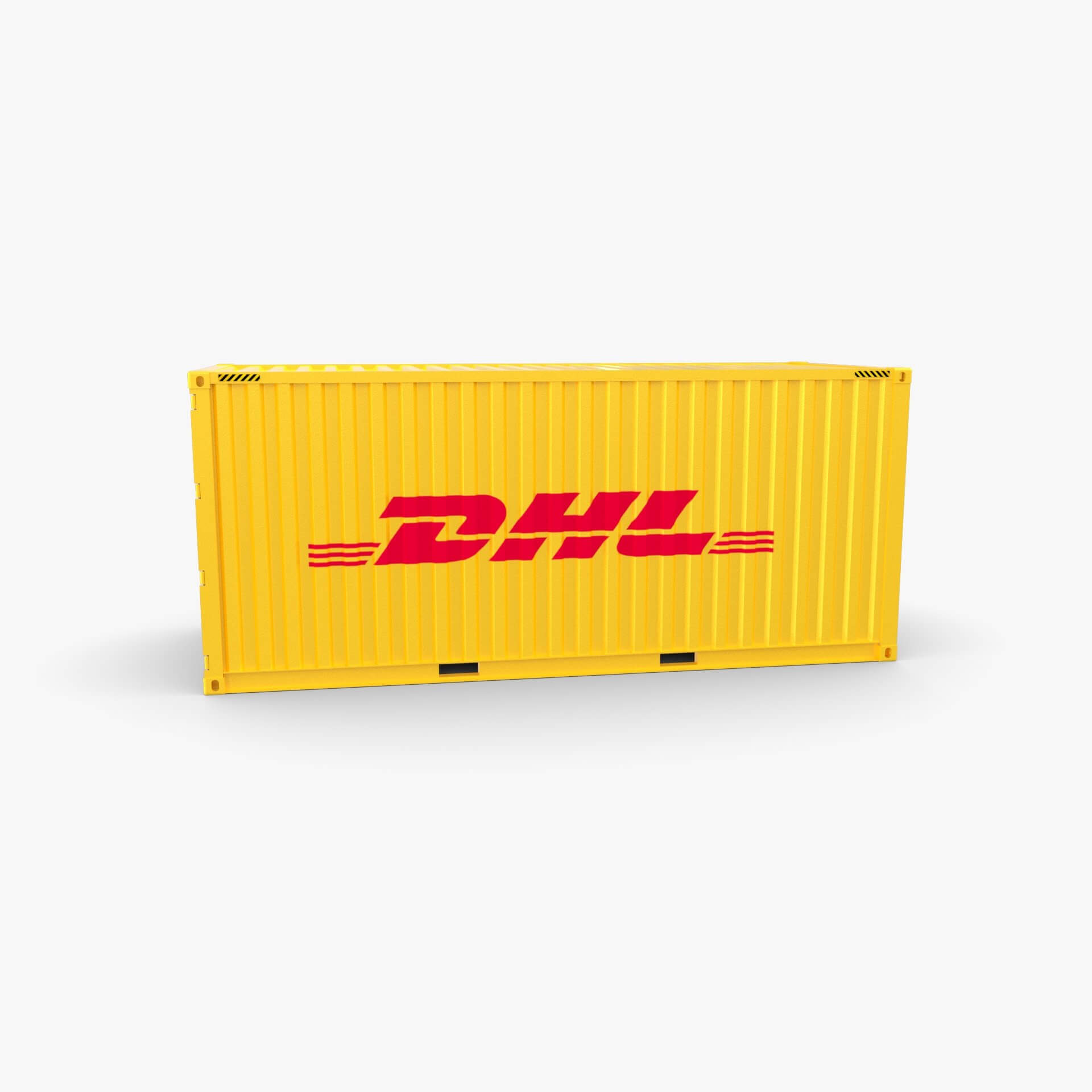 20ft Shipping Container DHL - 3D Model by dragosburian