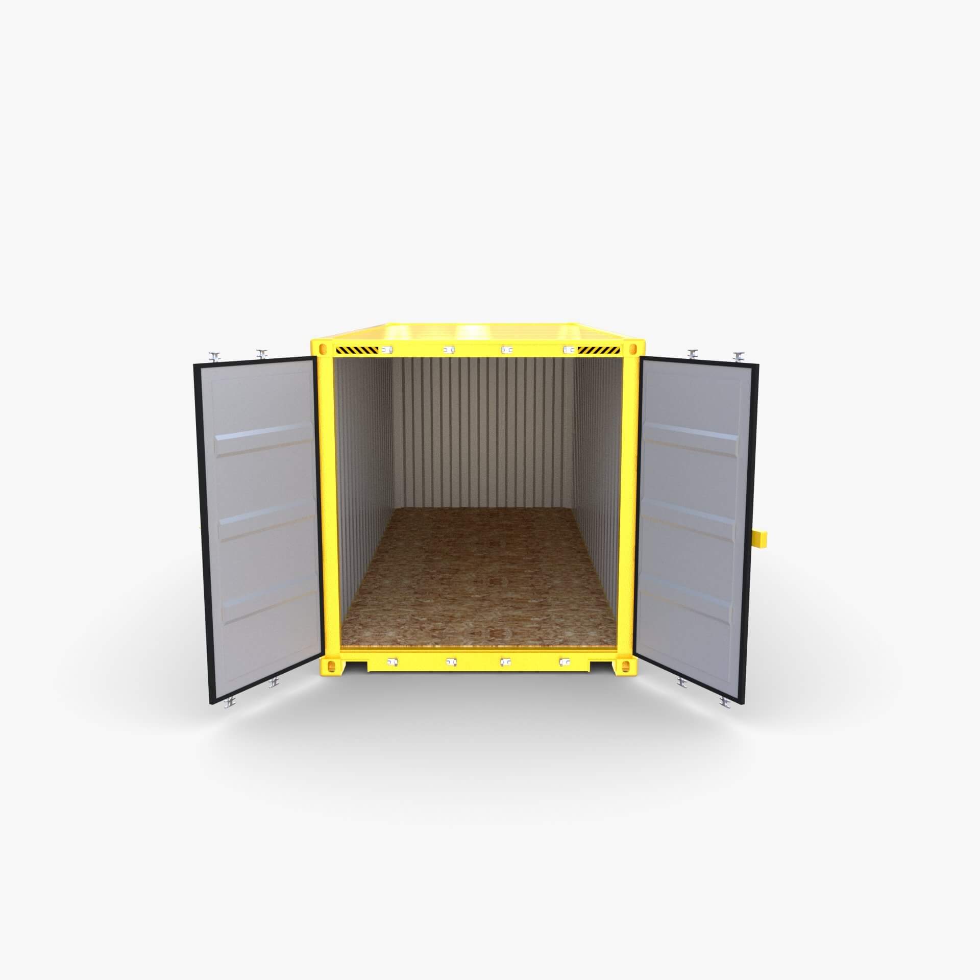 20ft Shipping Container DHL - 3D Model by dragosburian