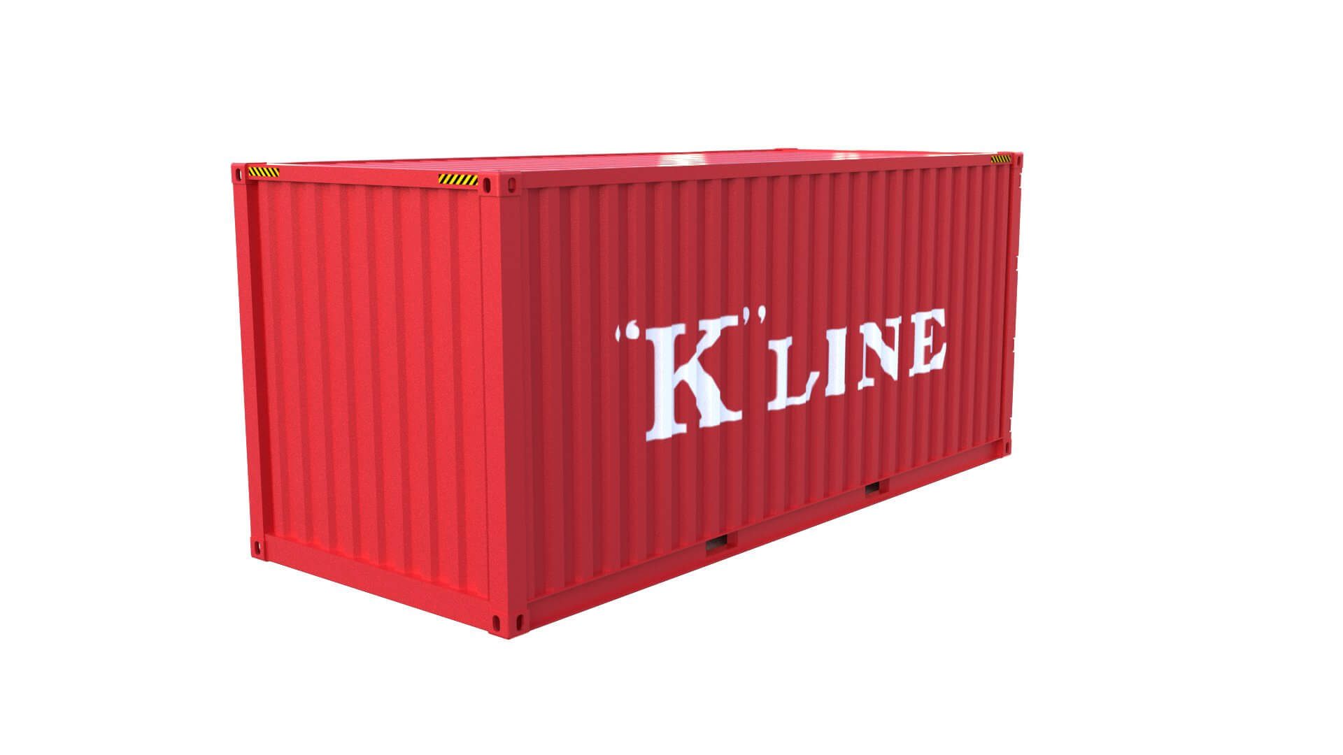 20ft Shipping Container K Line - 3D Model by dragosburian