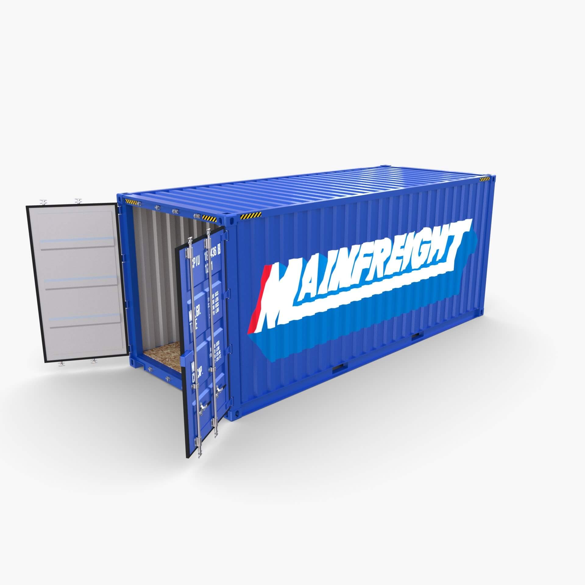 20ft Shipping Container Mainfreight - 3D Model by dragosburian