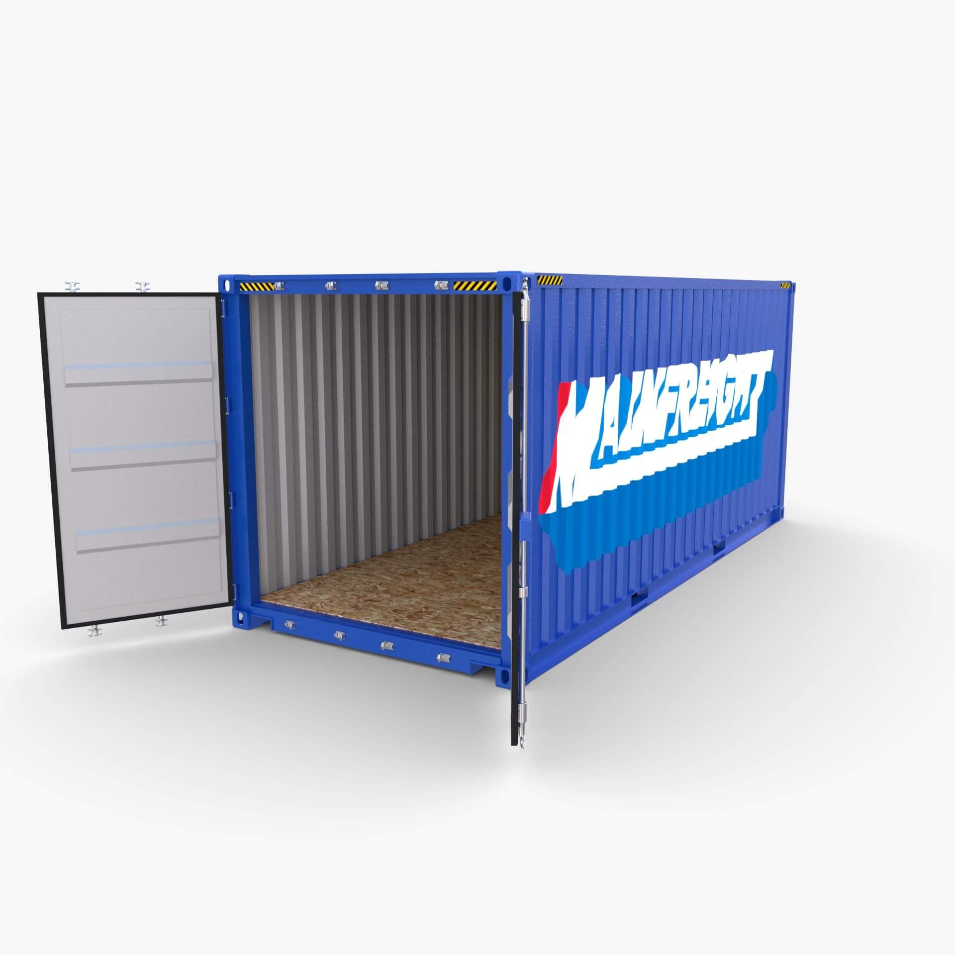 20ft Shipping Container Mainfreight - 3D Model by dragosburian