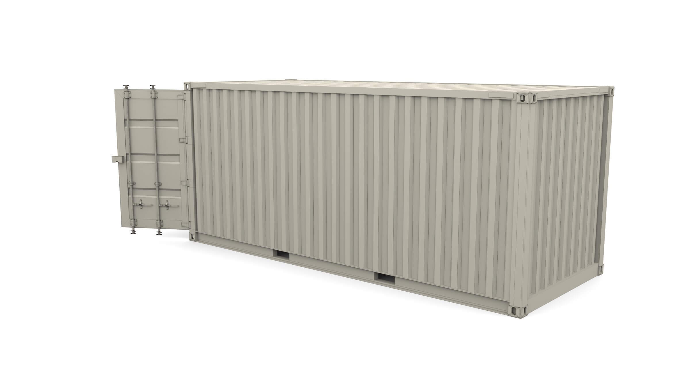 20ft Shipping Container Mainfreight - 3D Model by dragosburian
