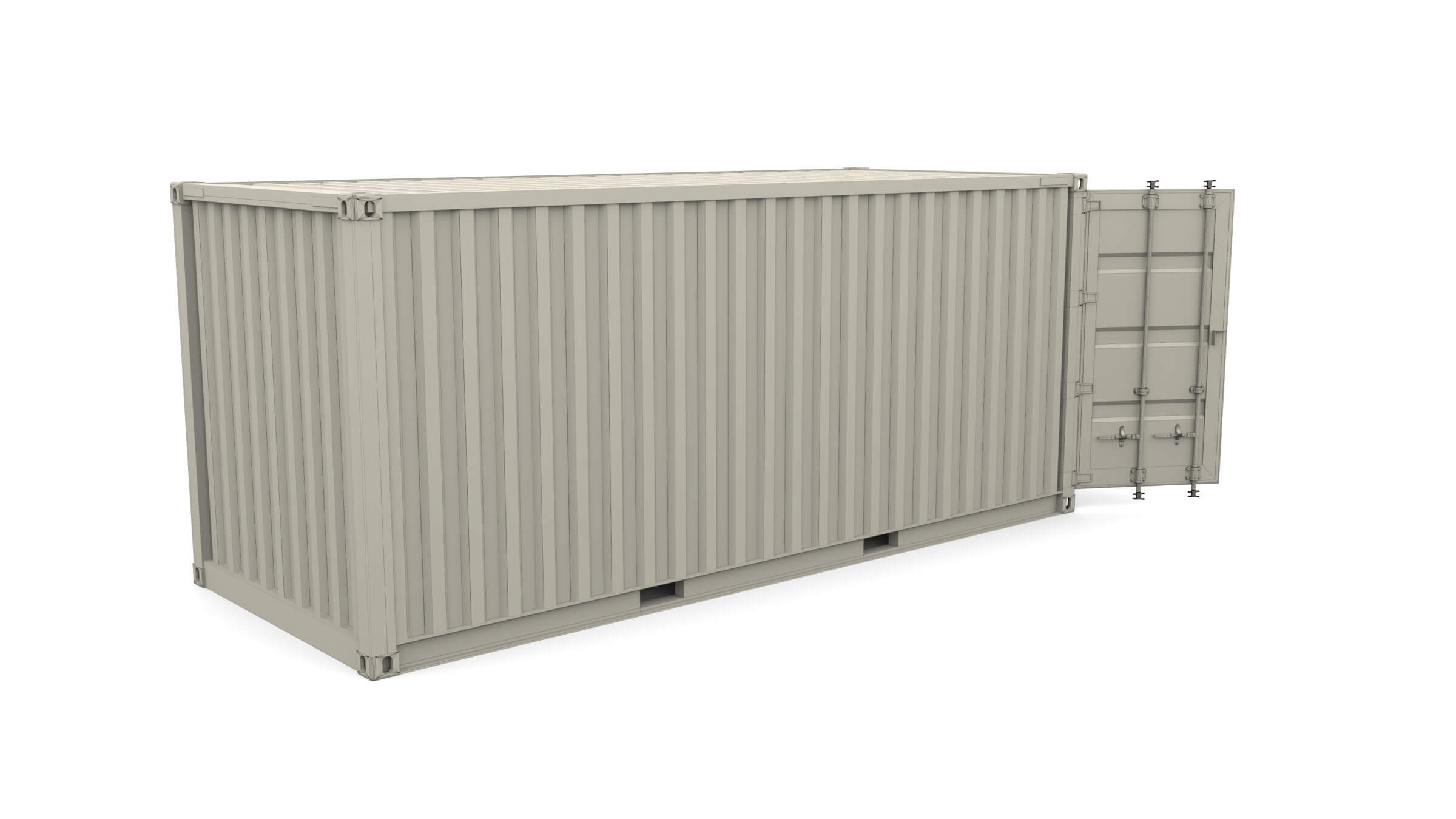 20ft Shipping Container Mainfreight - 3D Model by dragosburian