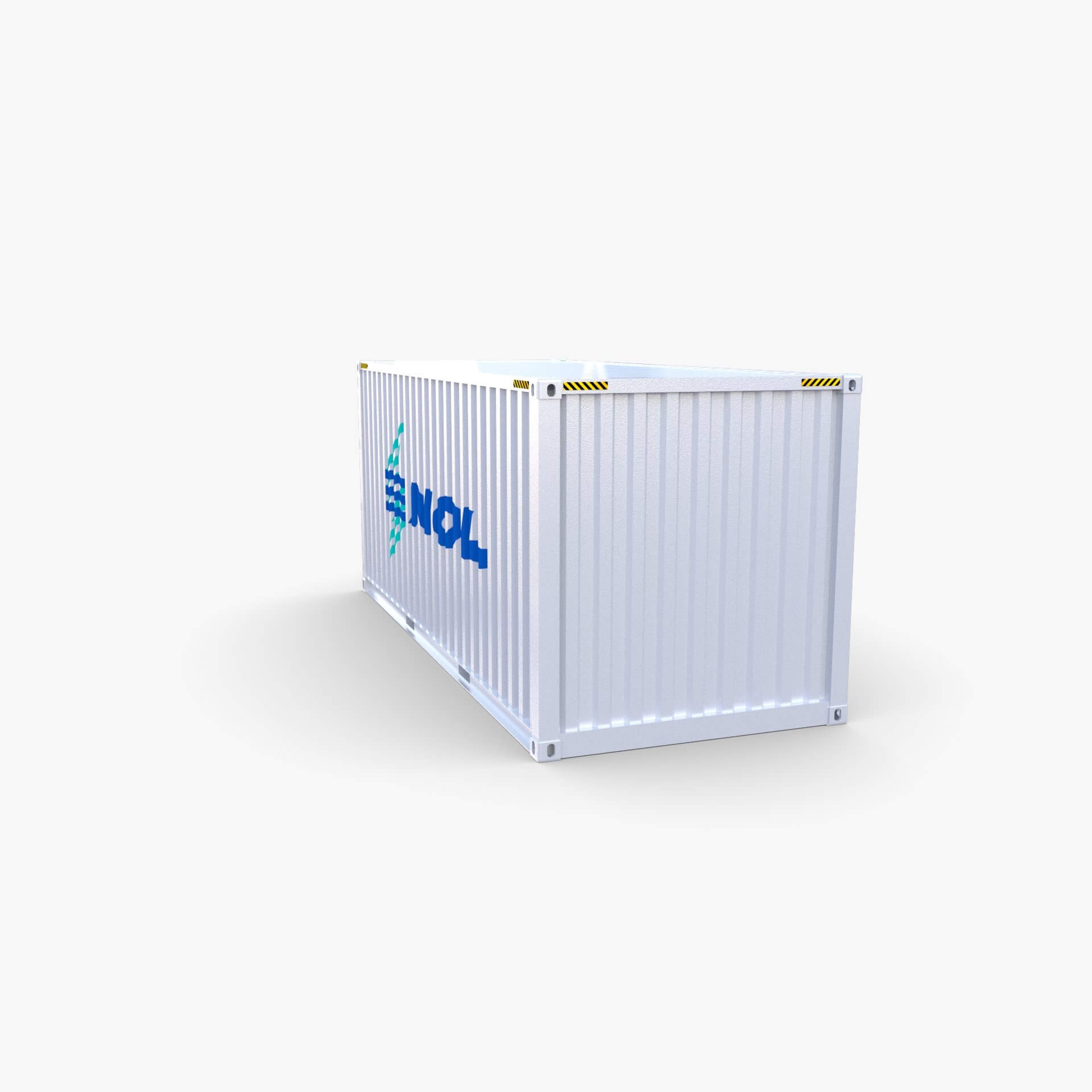 20ft Shipping Container NOL - 3D Model by dragosburian