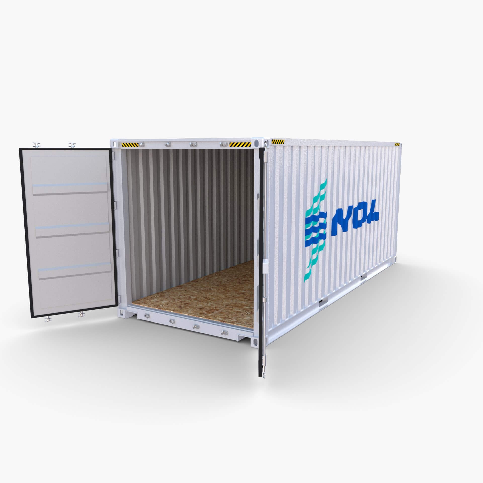 20ft Shipping Container NOL - 3D Model by dragosburian