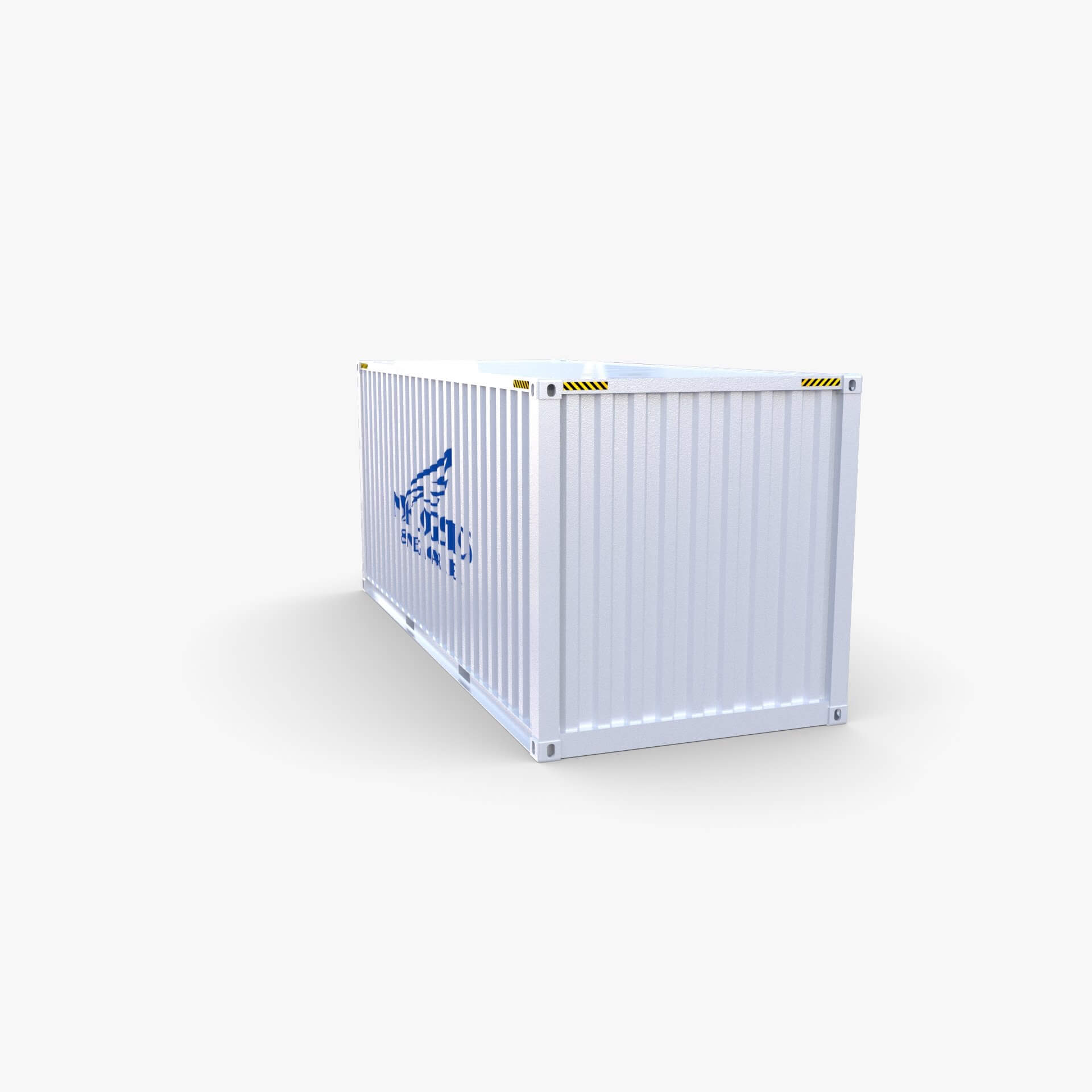 20ft Shipping Container NYK Logistics V2 - 3D Model by dragosburian