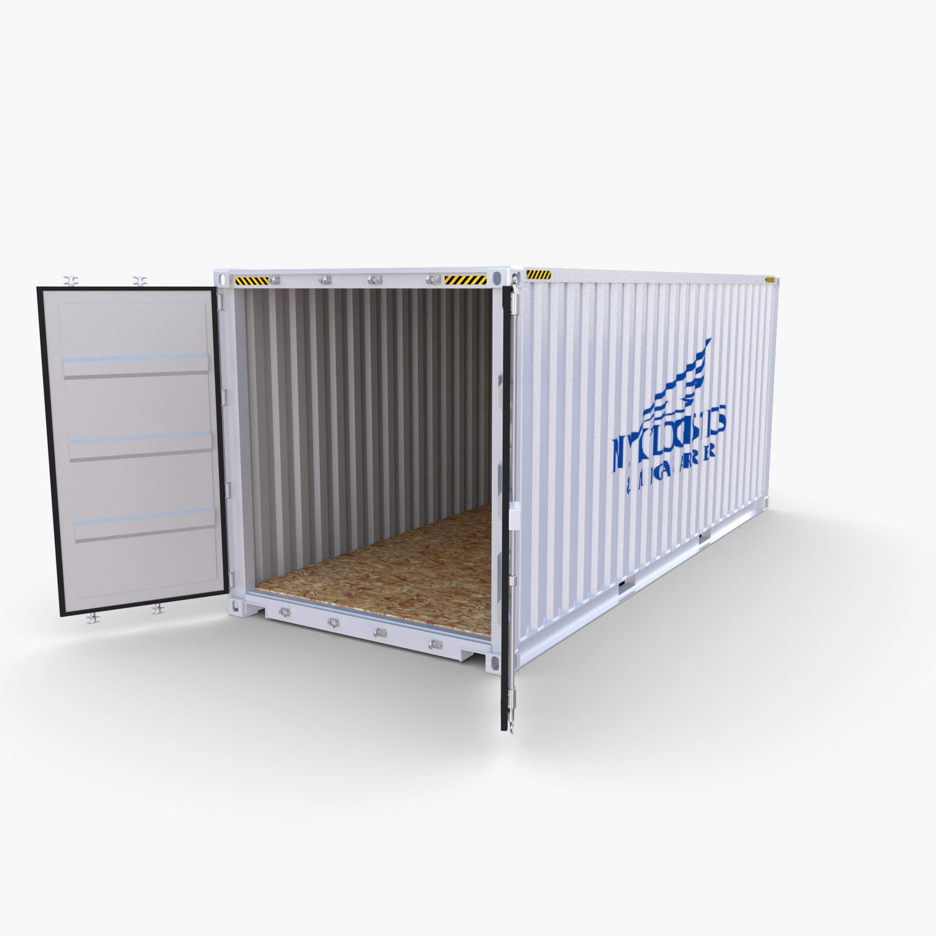 20ft Shipping Container NYK Logistics V2 - 3D Model by dragosburian