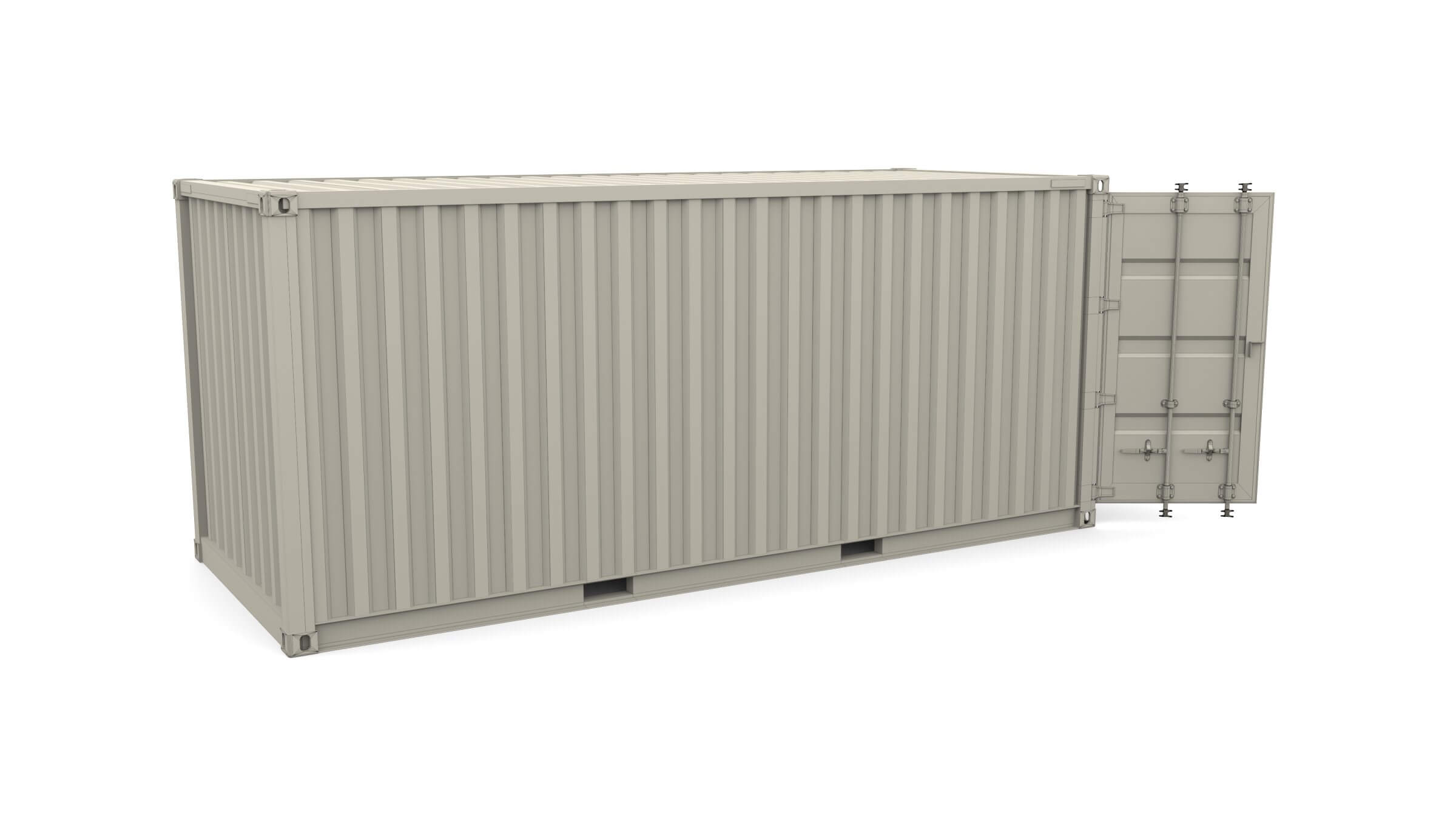 20ft Shipping Container NYK Logistics V2 - 3D Model by dragosburian