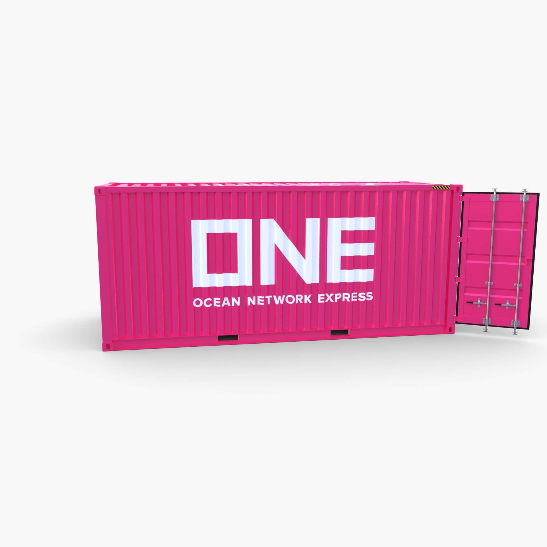 20ft Shipping Container ONE - 3D Model by dragosburian