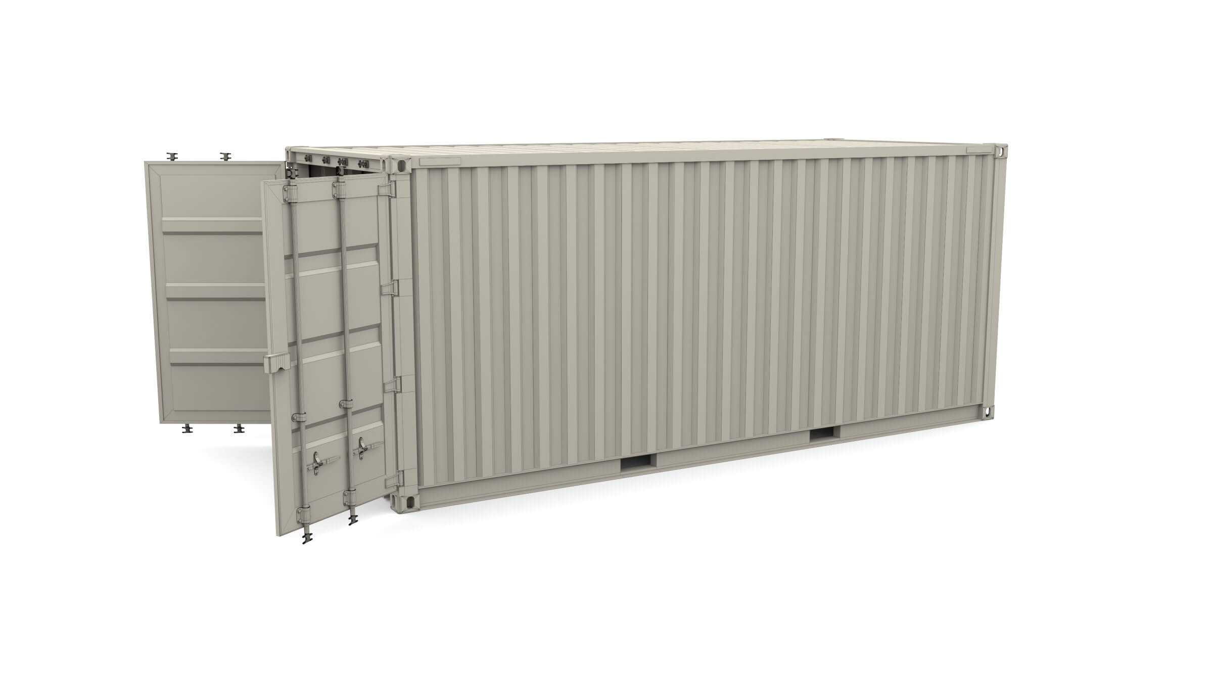 20ft Shipping Container ONE - 3D Model by dragosburian