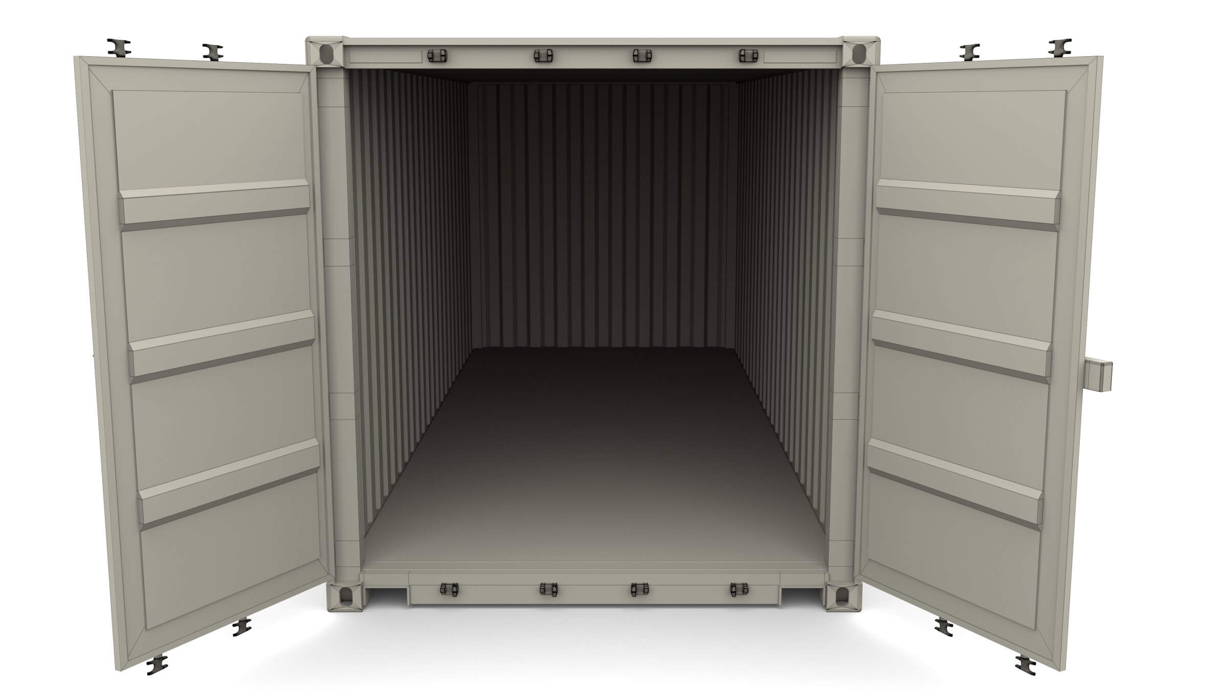 20ft Shipping Container ONE - 3D Model by dragosburian