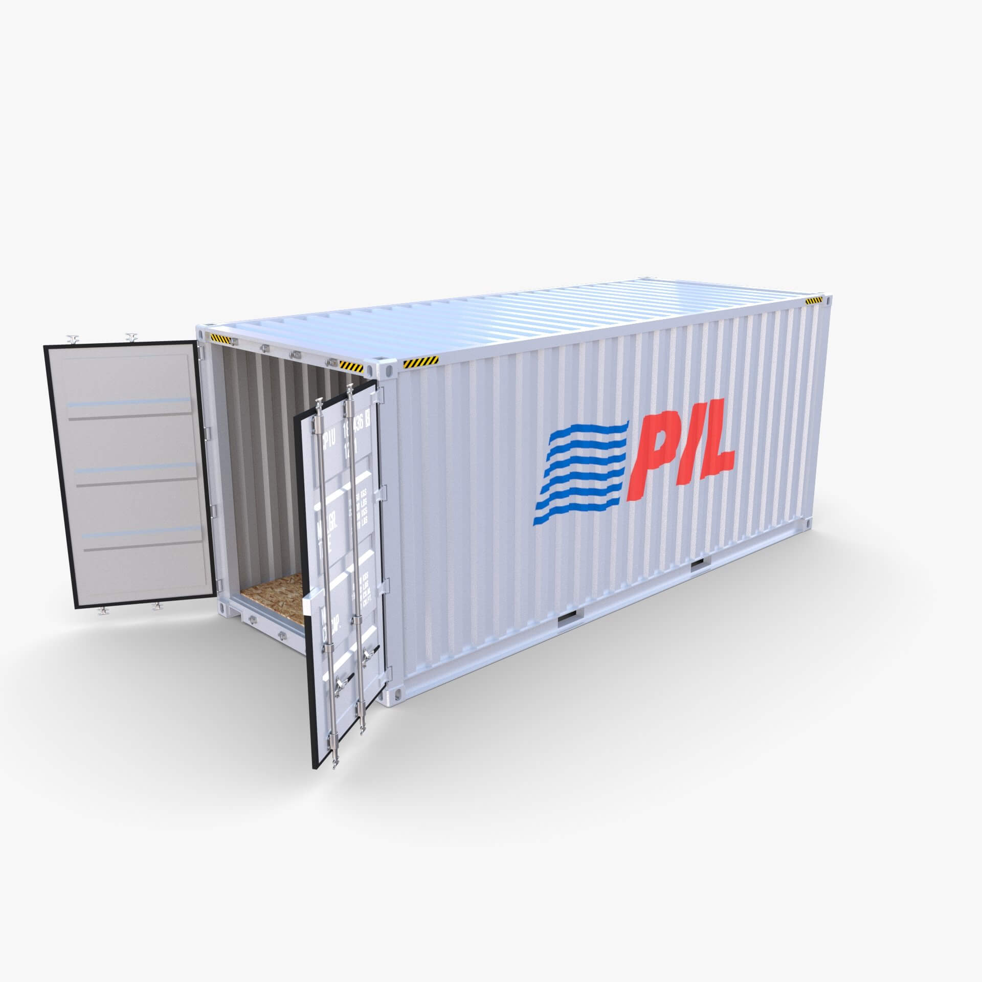 20ft Shipping Container PIL - 3D Model by dragosburian