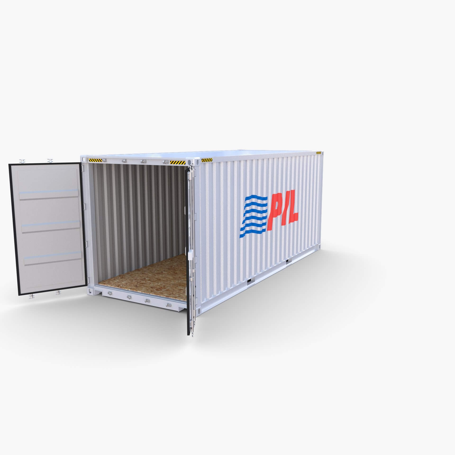 20ft Shipping Container PIL - 3D Model by dragosburian