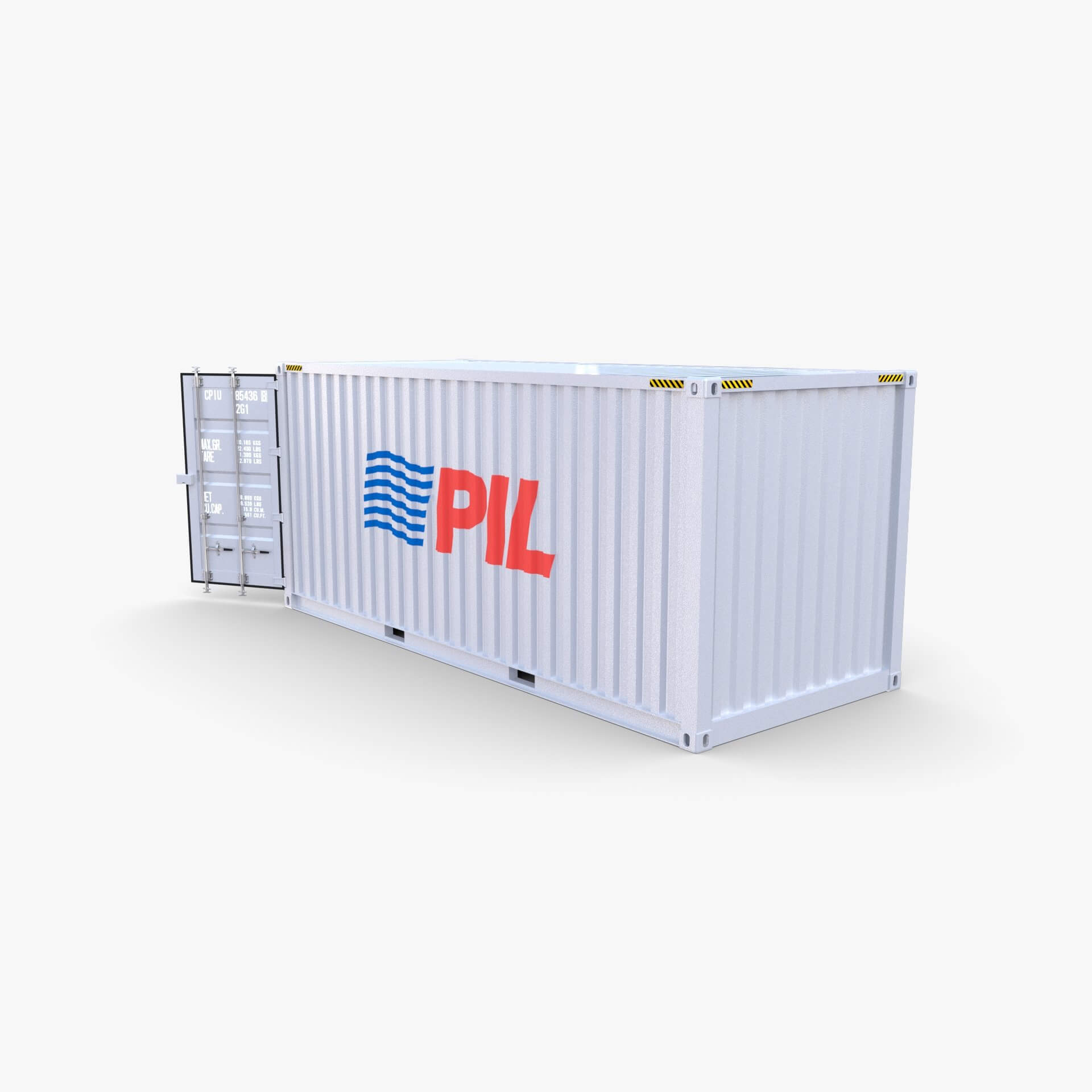 20ft Shipping Container PIL - 3D Model by dragosburian