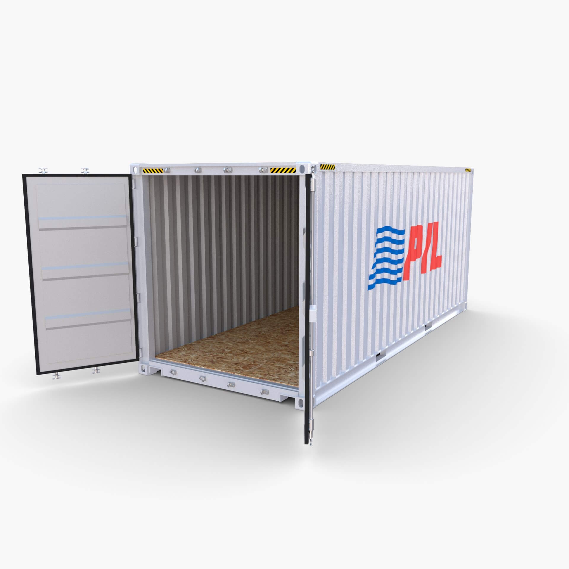 20ft Shipping Container PIL - 3D Model by dragosburian