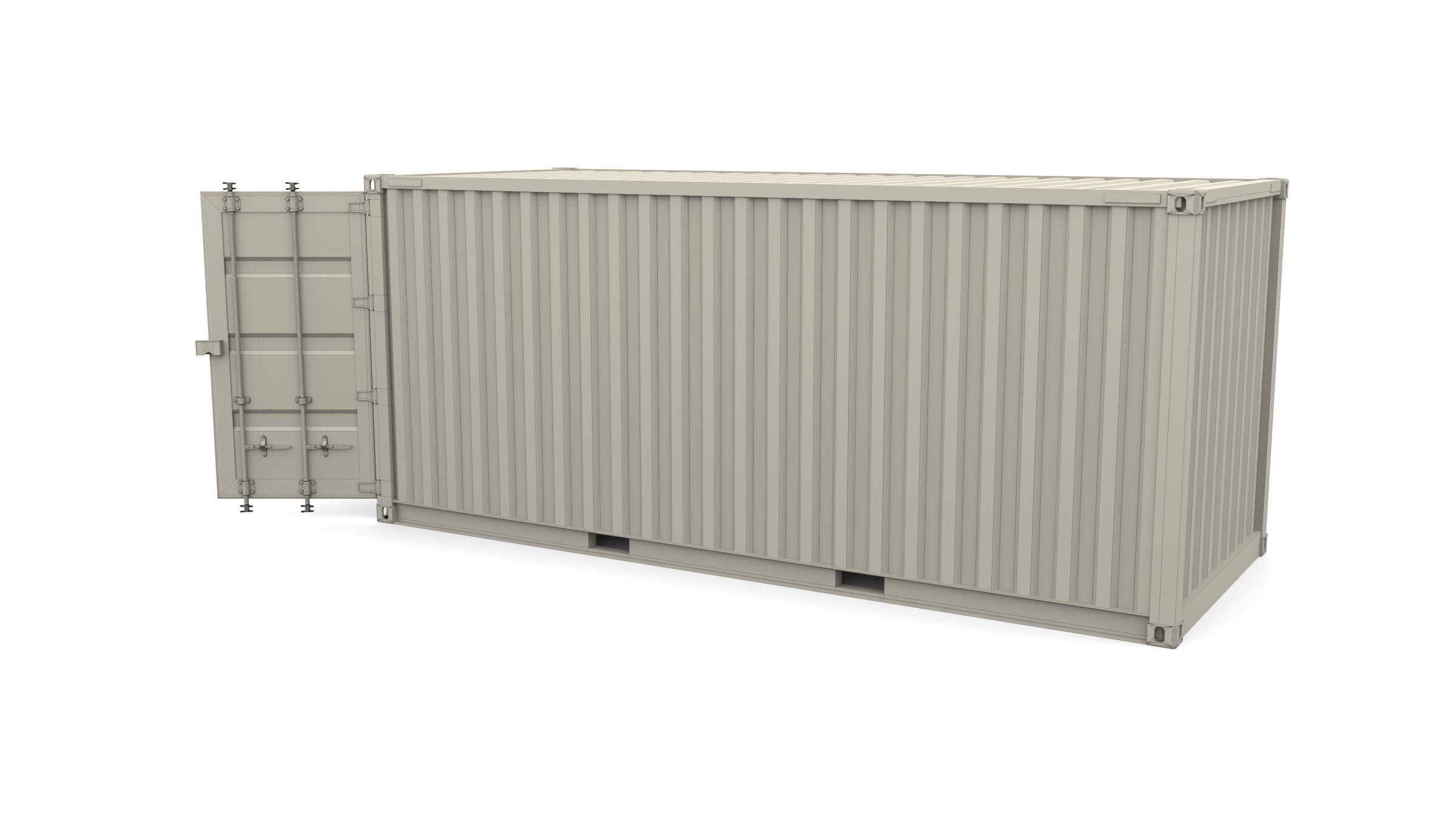 20ft Shipping Container PIL - 3D Model by dragosburian
