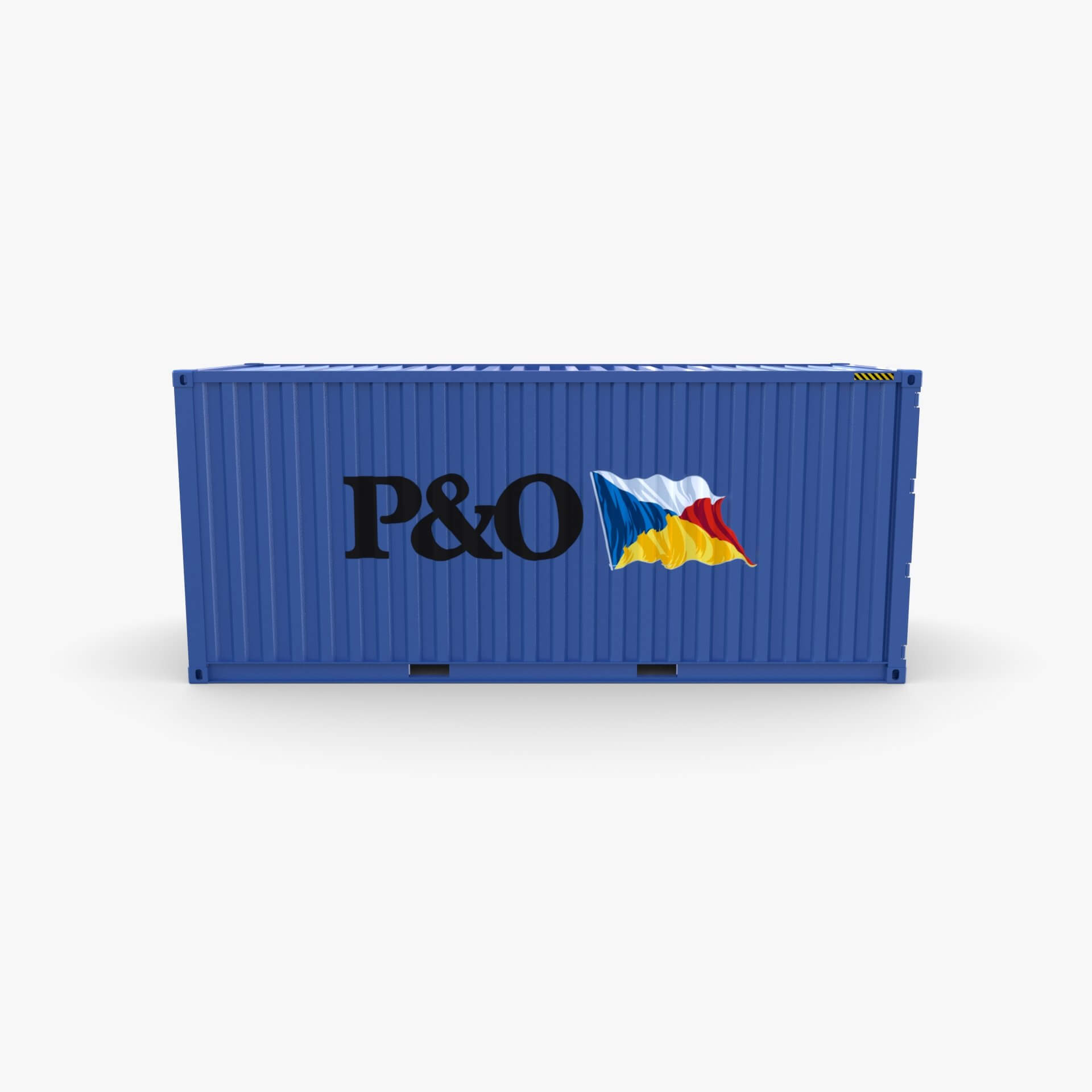 20ft Shipping Container PO V1 - 3D Model by dragosburian