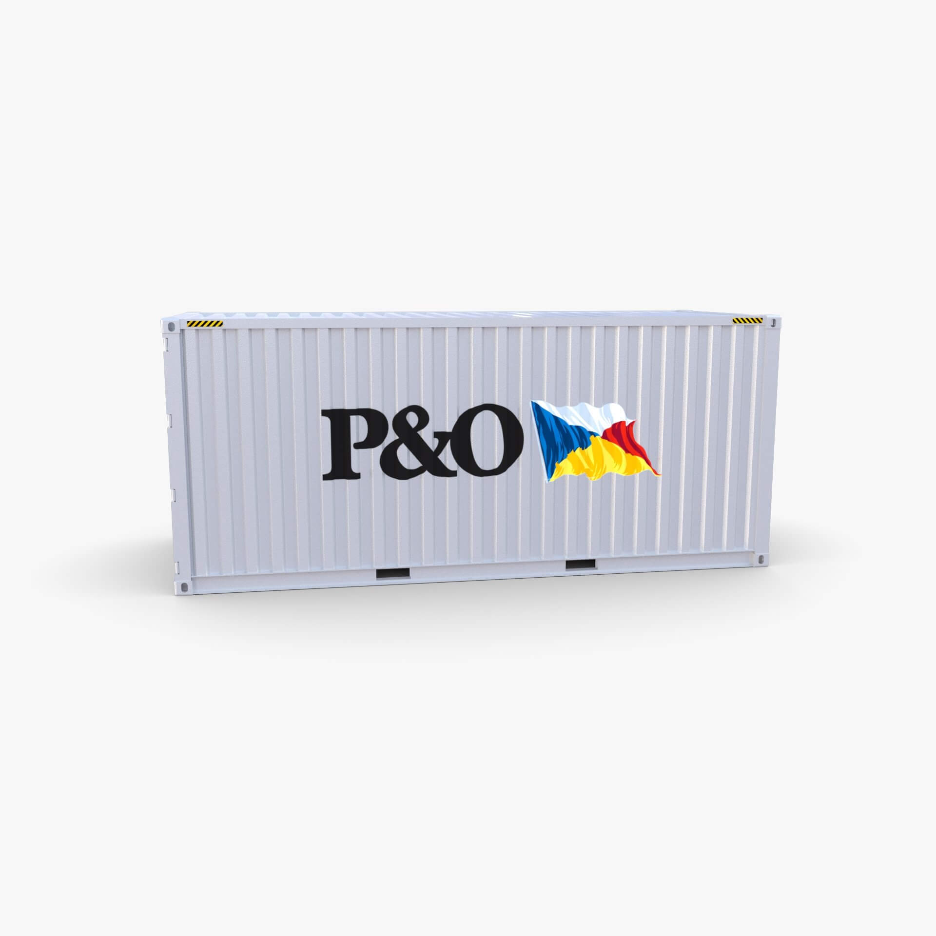 20ft Shipping Container PO V2 - 3D Model by dragosburian