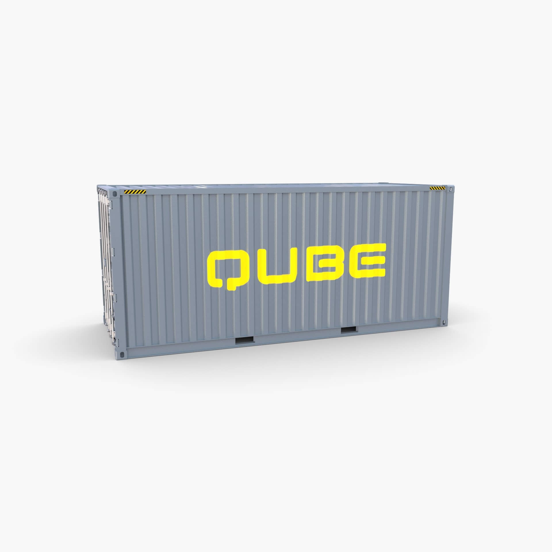 20ft Shipping Container Qube V1 - 3D Model by dragosburian
